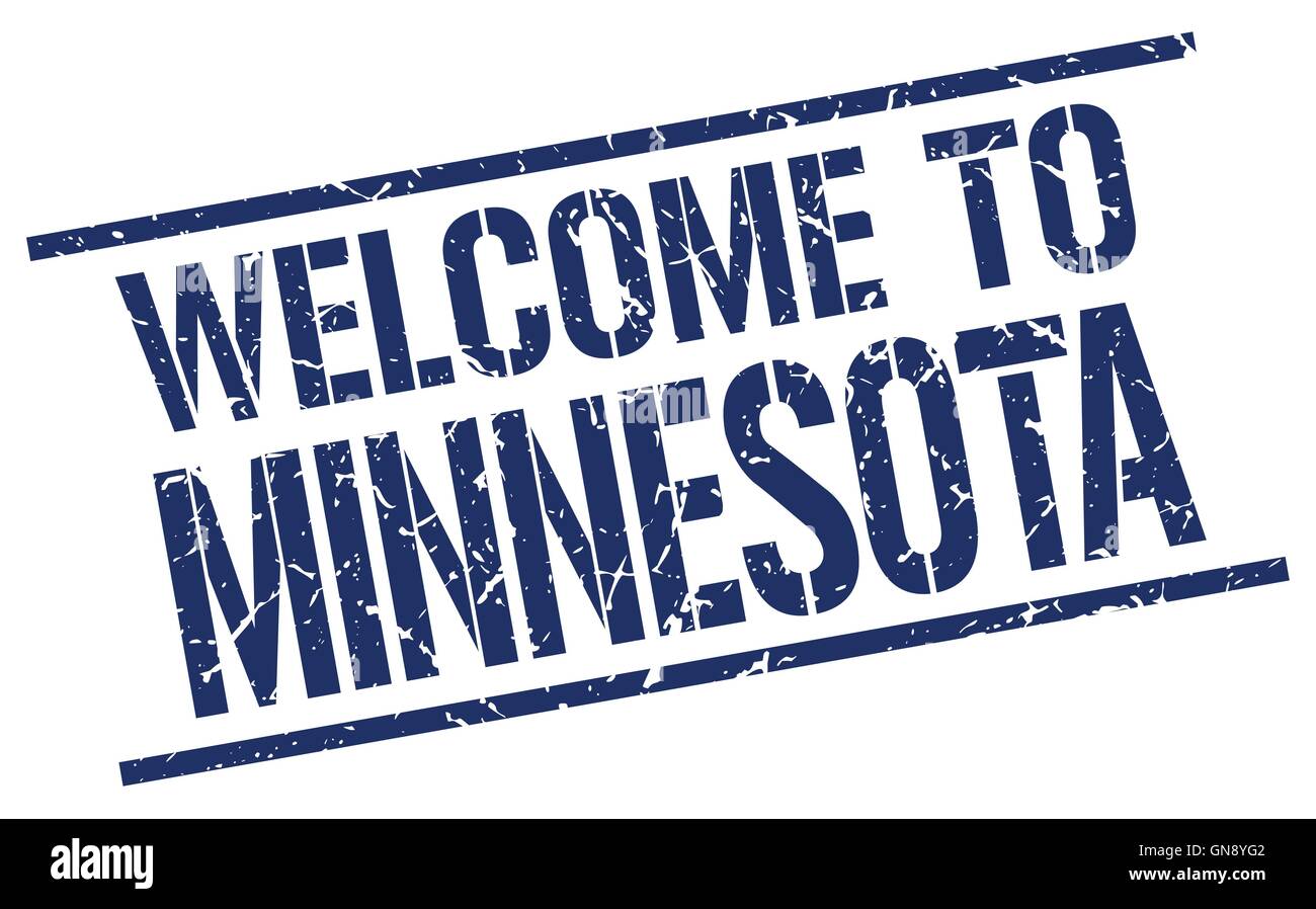 Welcome to minnesota Stock Vector Images - Alamy