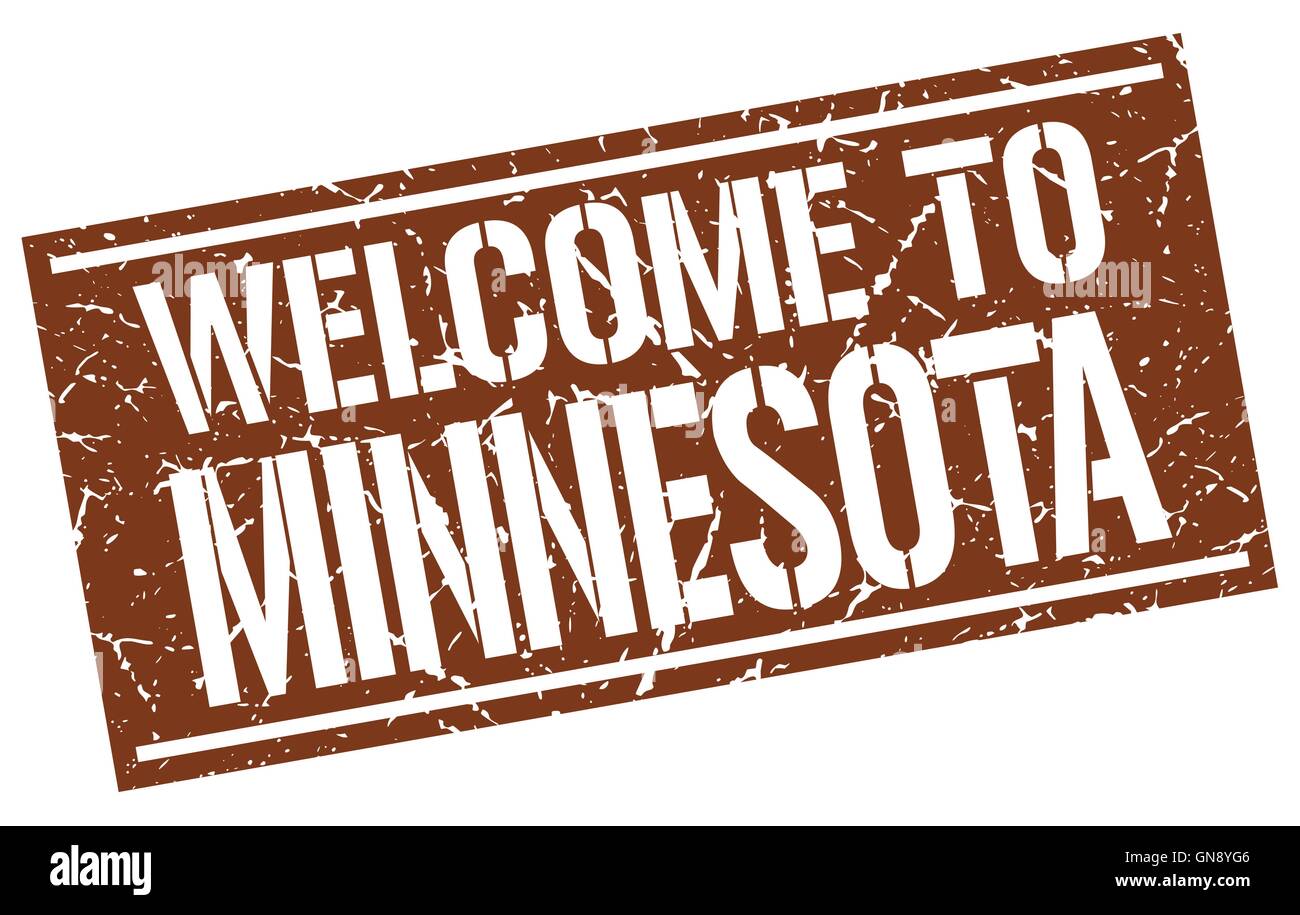 welcome to Minnesota stamp Stock Vector Image & Art - Alamy