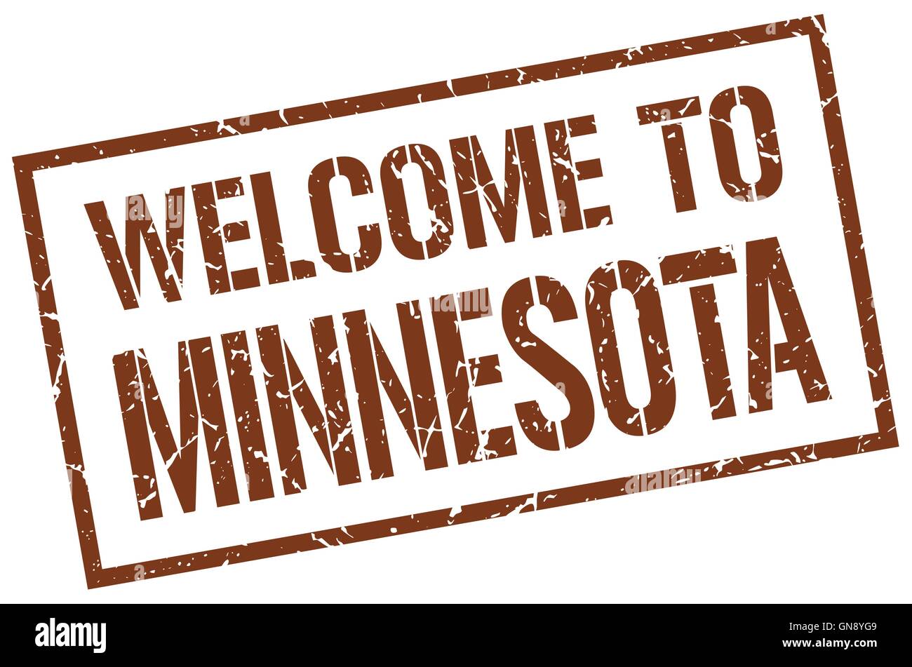 Welcome to minnesota Stock Vector Images - Alamy