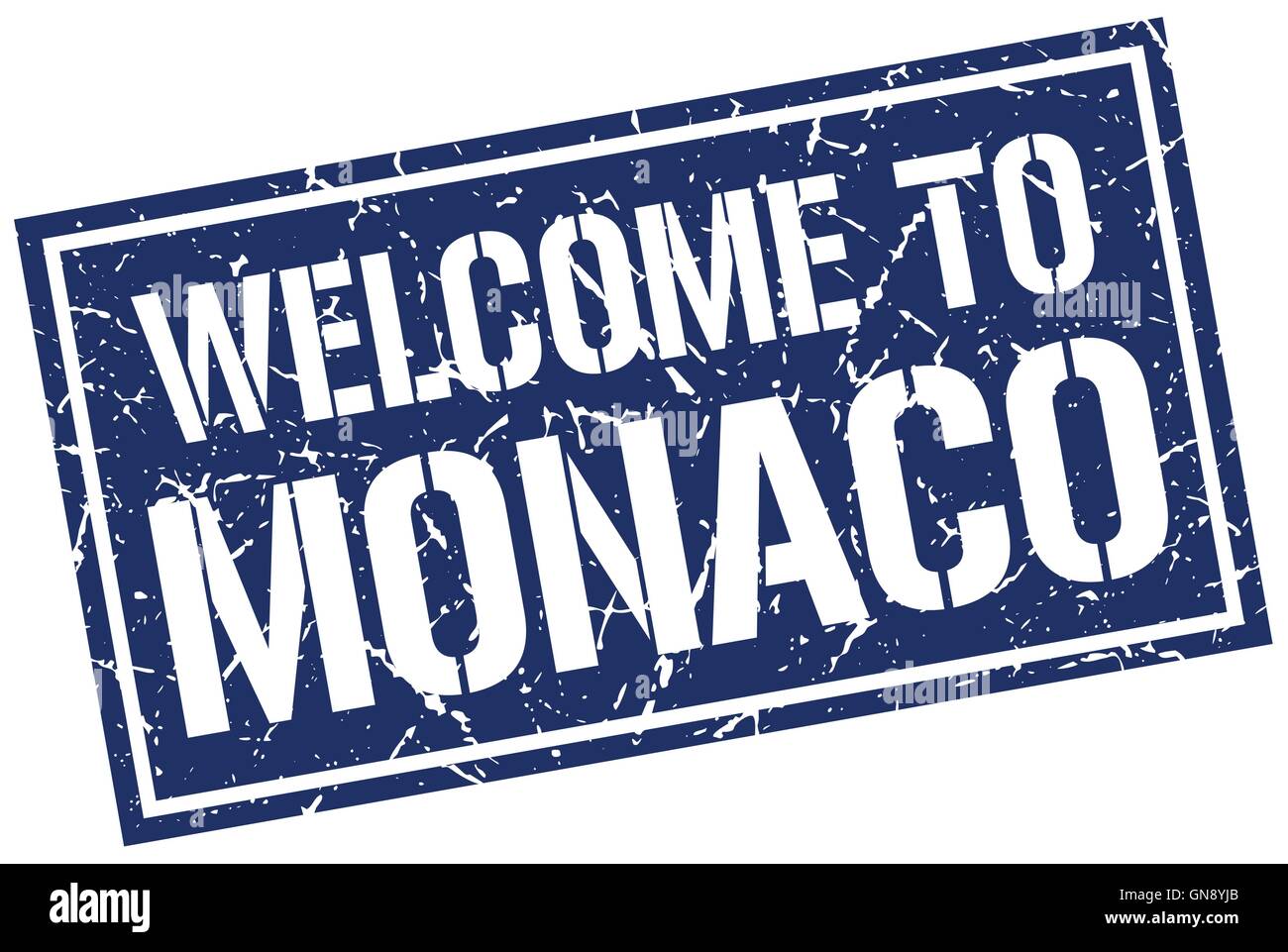 welcome to Monaco stamp Stock Vector Image & Art - Alamy