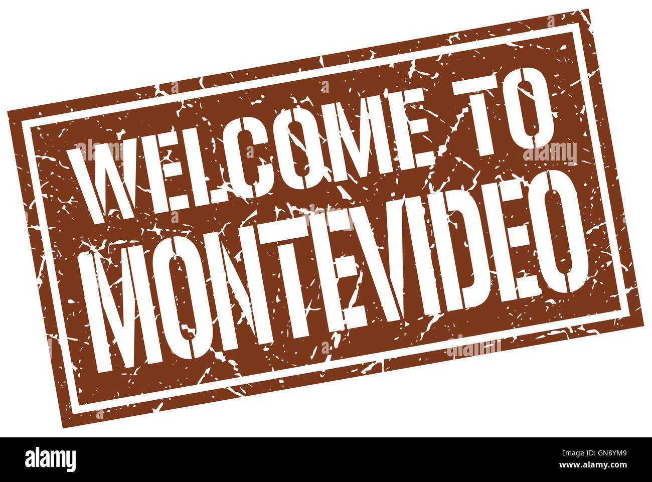welcome to Montevideo stamp Stock Vector Image & Art - Alamy
