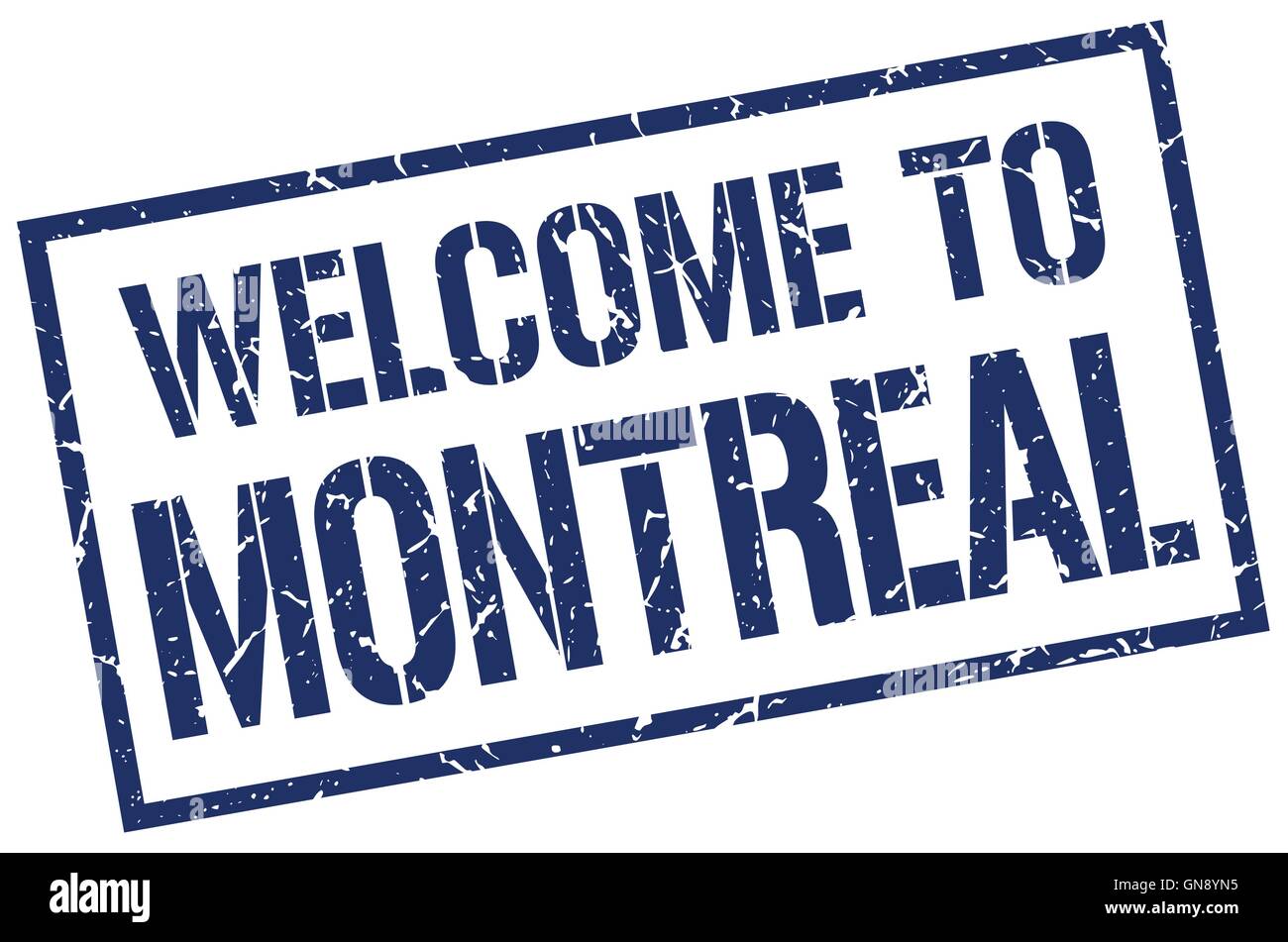 welcome to Montreal stamp Stock Vector Image & Art - Alamy