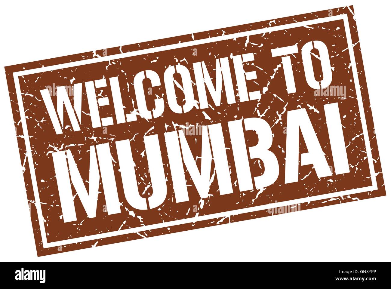 Welcome to mumbai Stock Vector Images - Alamy