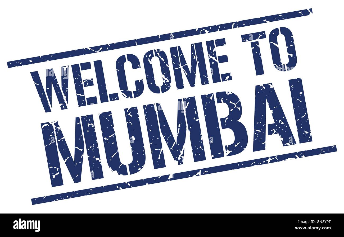 welcome to Mumbai stamp Stock Vector Image & Art - Alamy