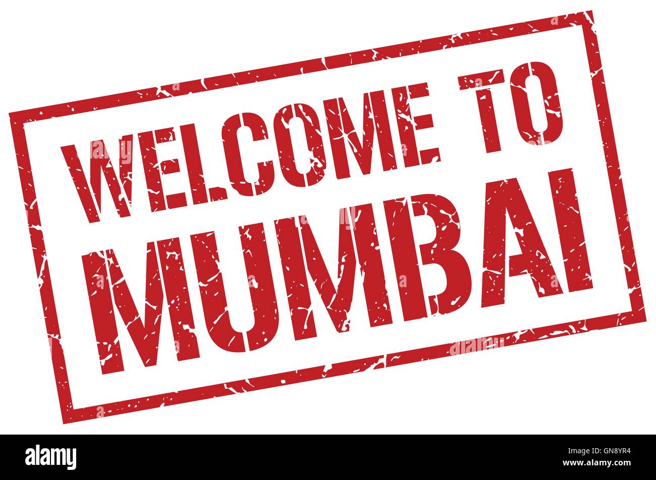 Welcome to mumbai Stock Vector Images - Alamy