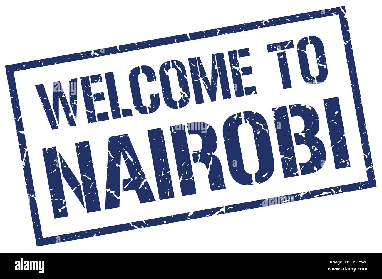 welcome to Nairobi stamp Stock Vector Image & Art - Alamy