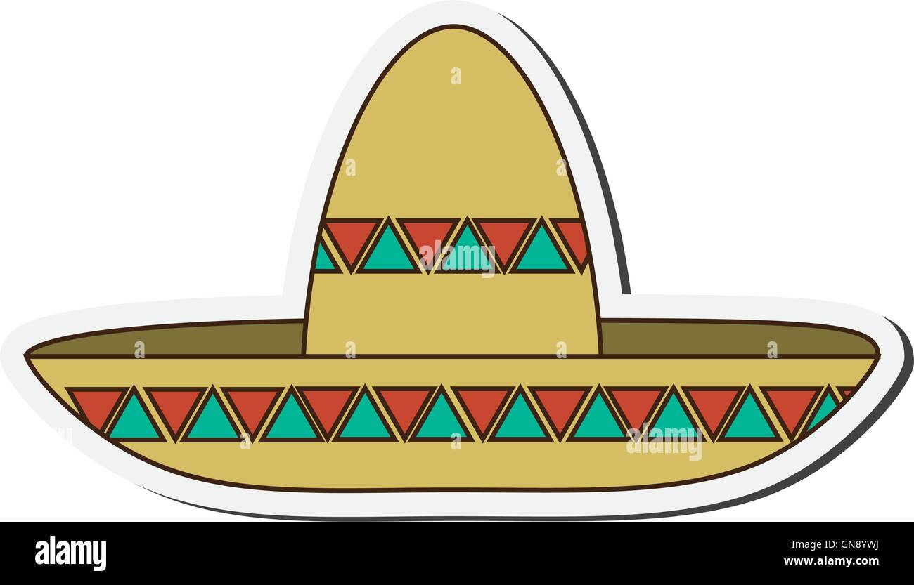 Mexican hat style design Stock Vector Image & Art - Alamy