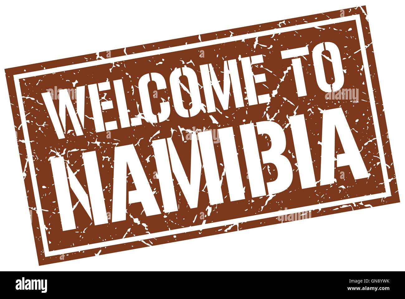 welcome to Namibia stamp Stock Vector Image & Art - Alamy