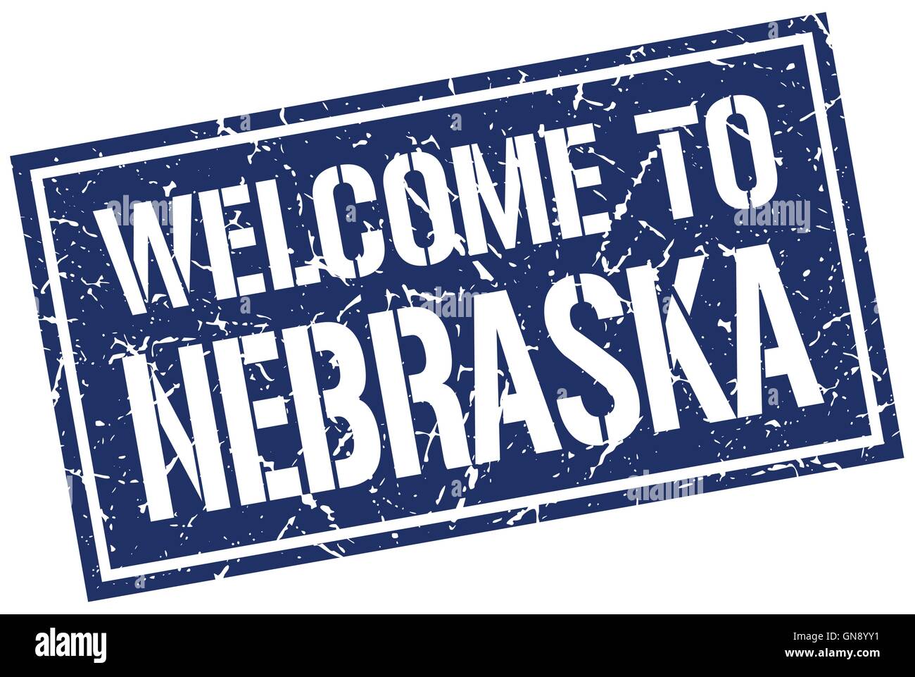 welcome to Nebraska stamp Stock Vector Image & Art - Alamy