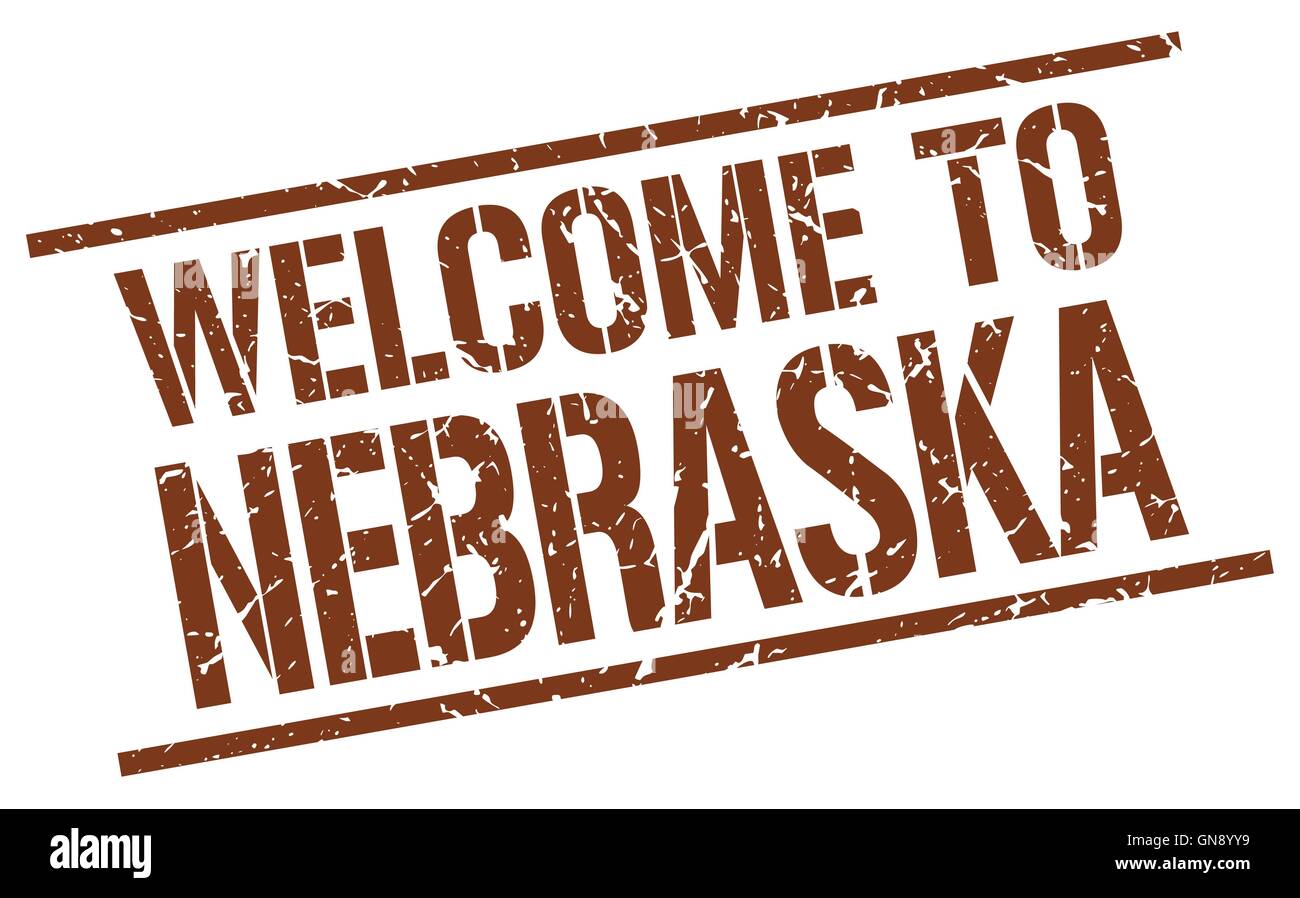 Welcome to nebraska Stock Vector Images - Alamy