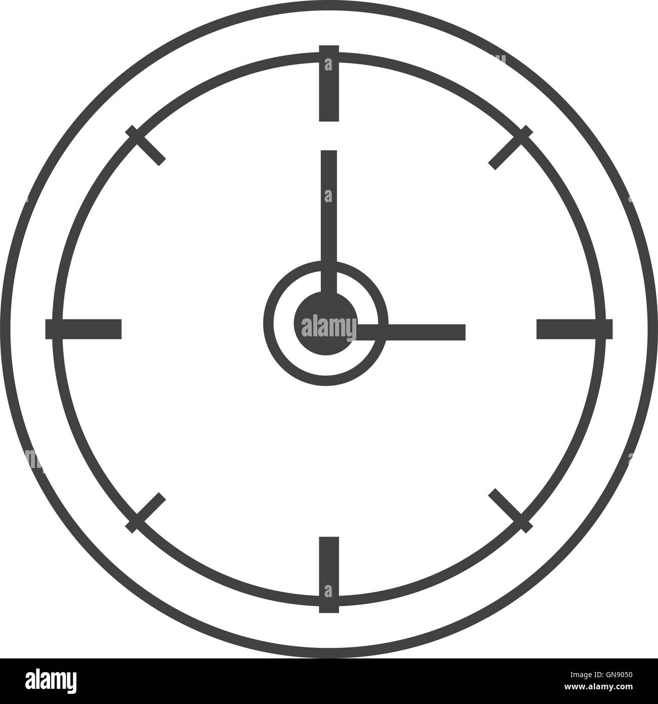 clock time silhouette design Stock Vector Image & Art - Alamy
