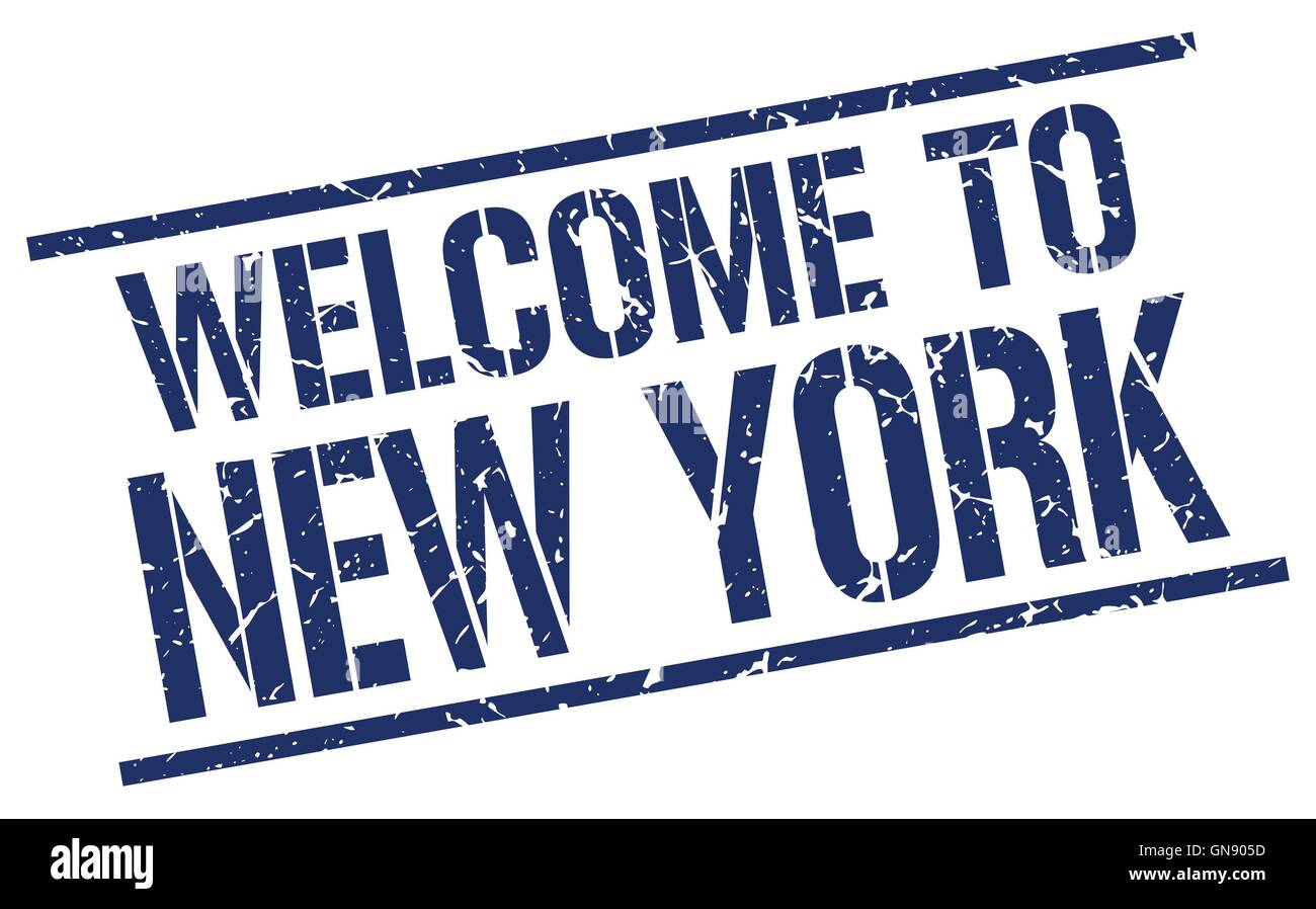 Welcome to new york Stock Vector Images - Alamy