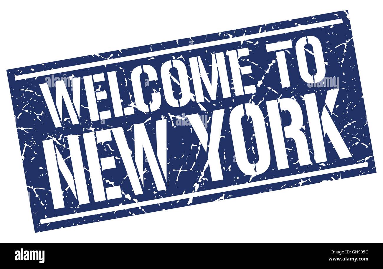 Welcome to new york Stock Vector Images - Alamy