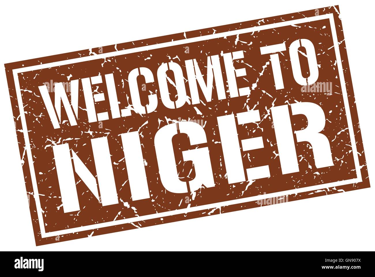 welcome to Niger stamp Stock Vector Image & Art - Alamy