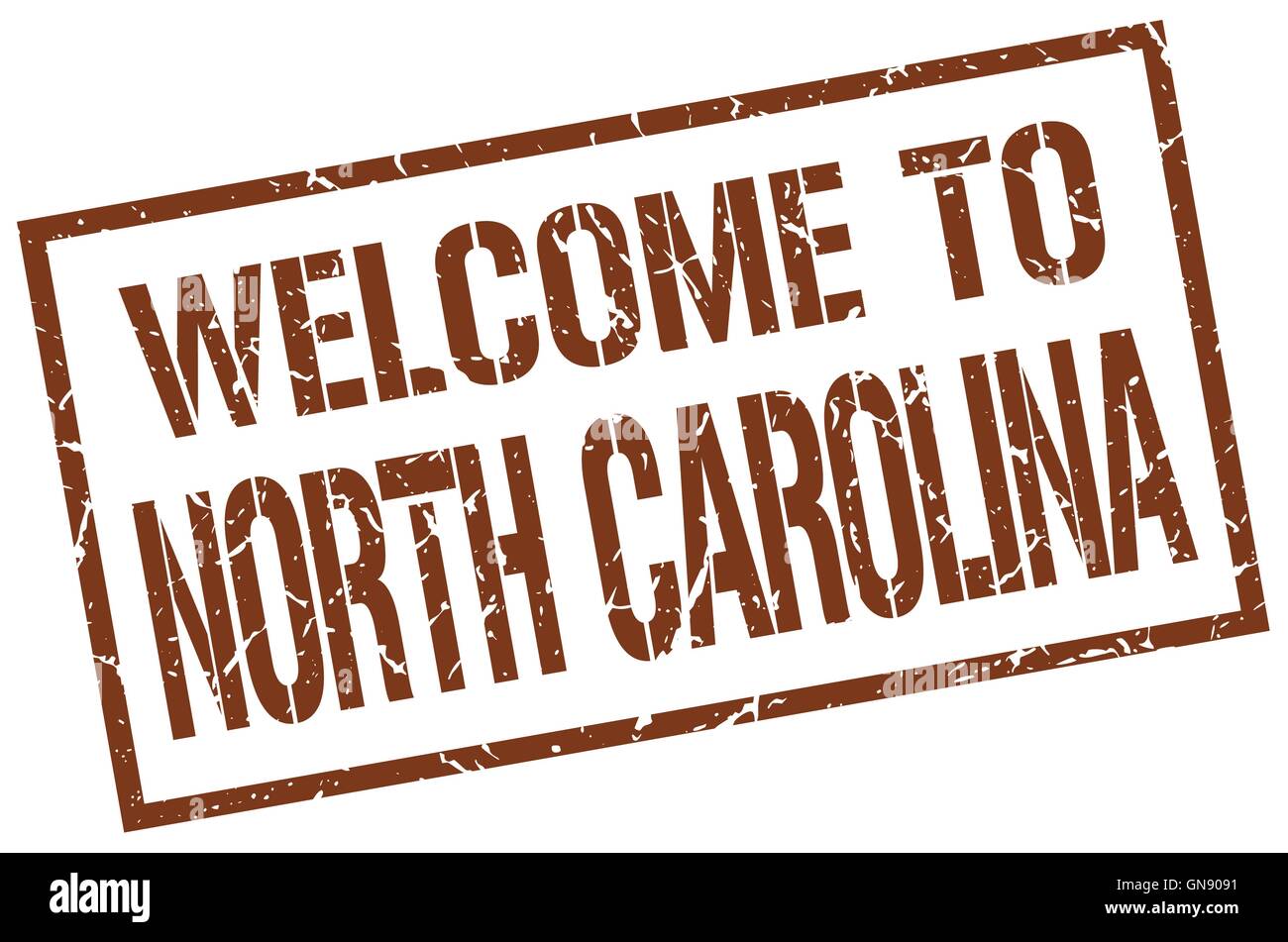 welcome to North Carolina stamp Stock Vector Image & Art - Alamy