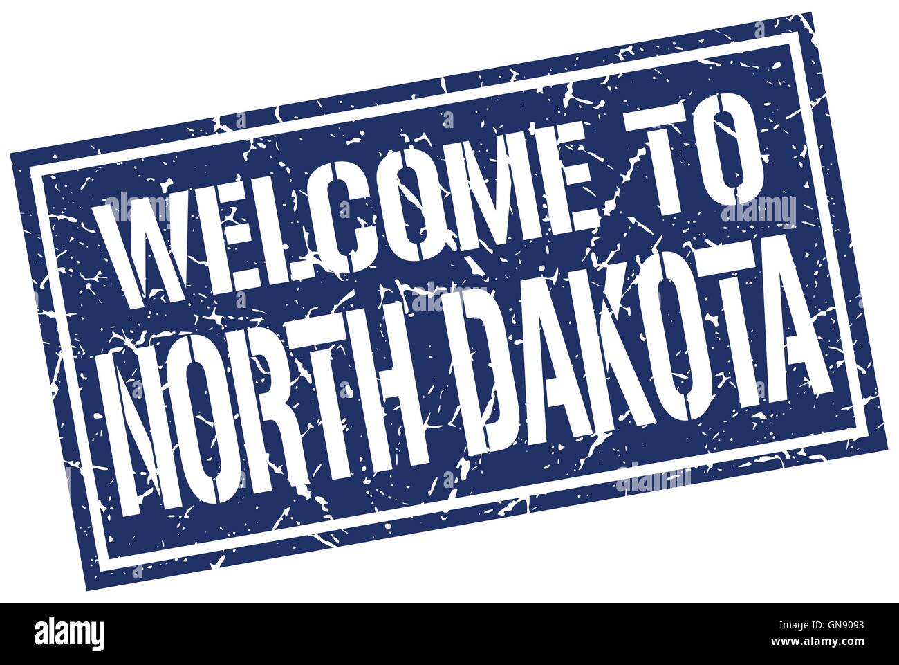 North dakota stamp vector vectors hi-res stock photography and images ...