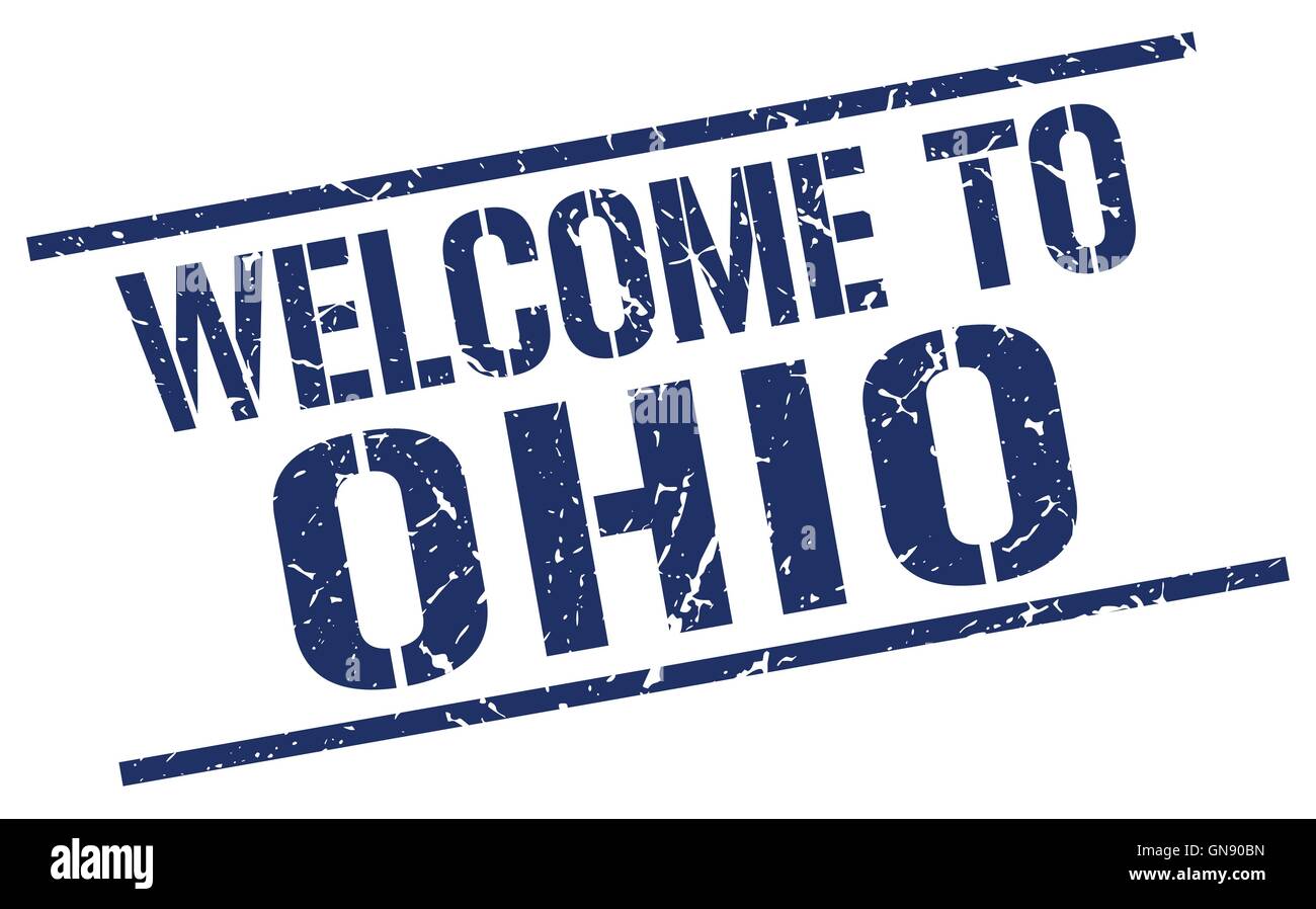 welcome to Ohio stamp Stock Vector Image & Art - Alamy