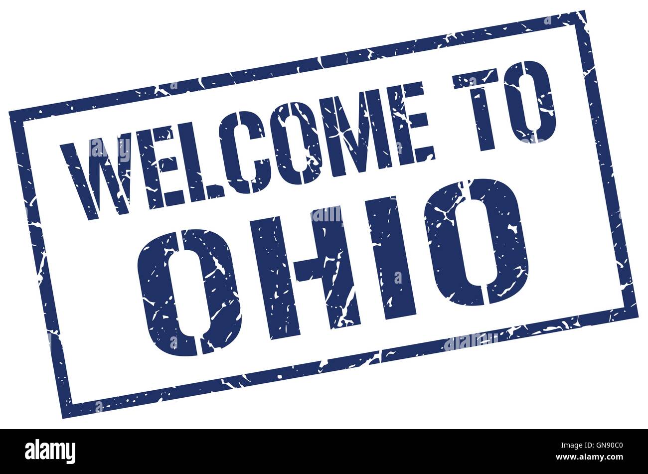 welcome to Ohio stamp Stock Vector Image & Art - Alamy