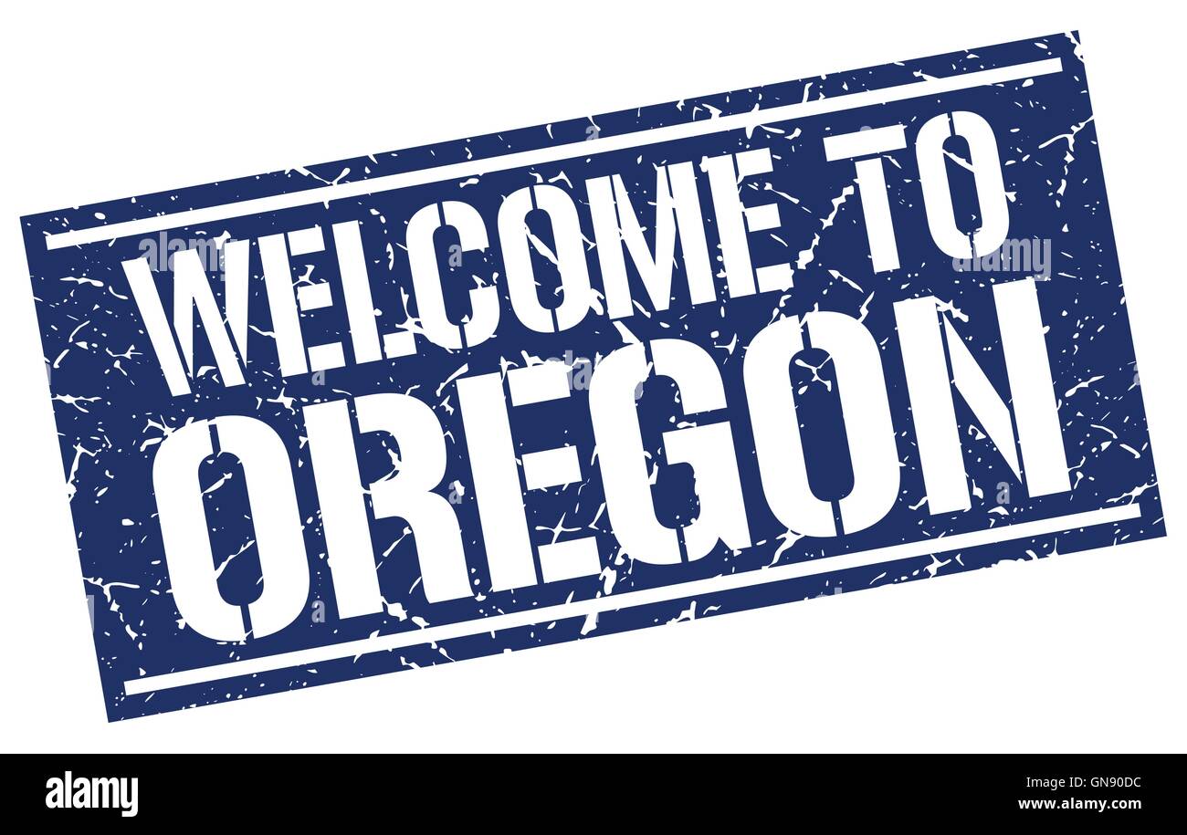 Welcome to oregon Stock Vector Images - Alamy