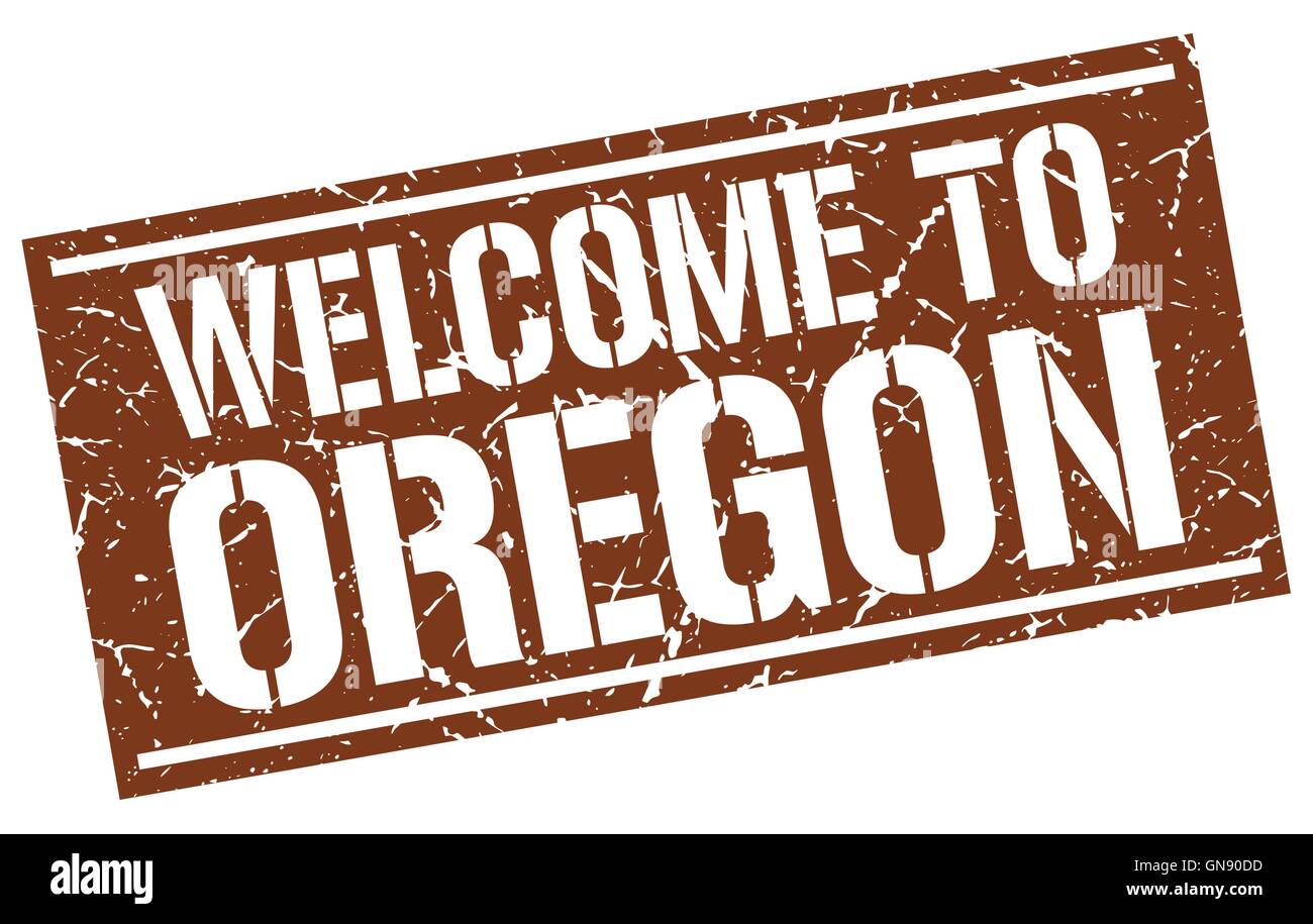 Oregon stamp vector vectors hi-res stock photography and images - Alamy