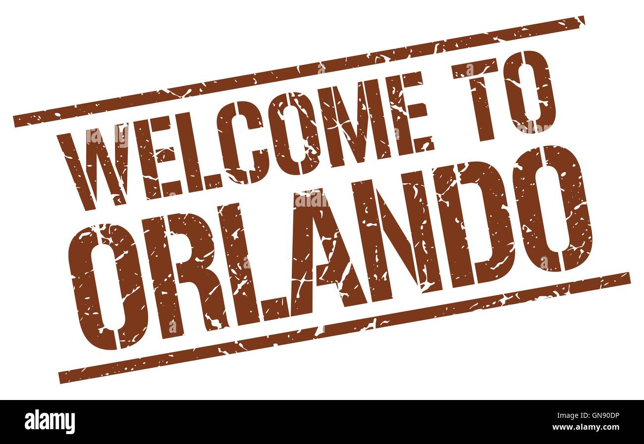 Welcome to orlando Cut Out Stock Images & Pictures - Alamy