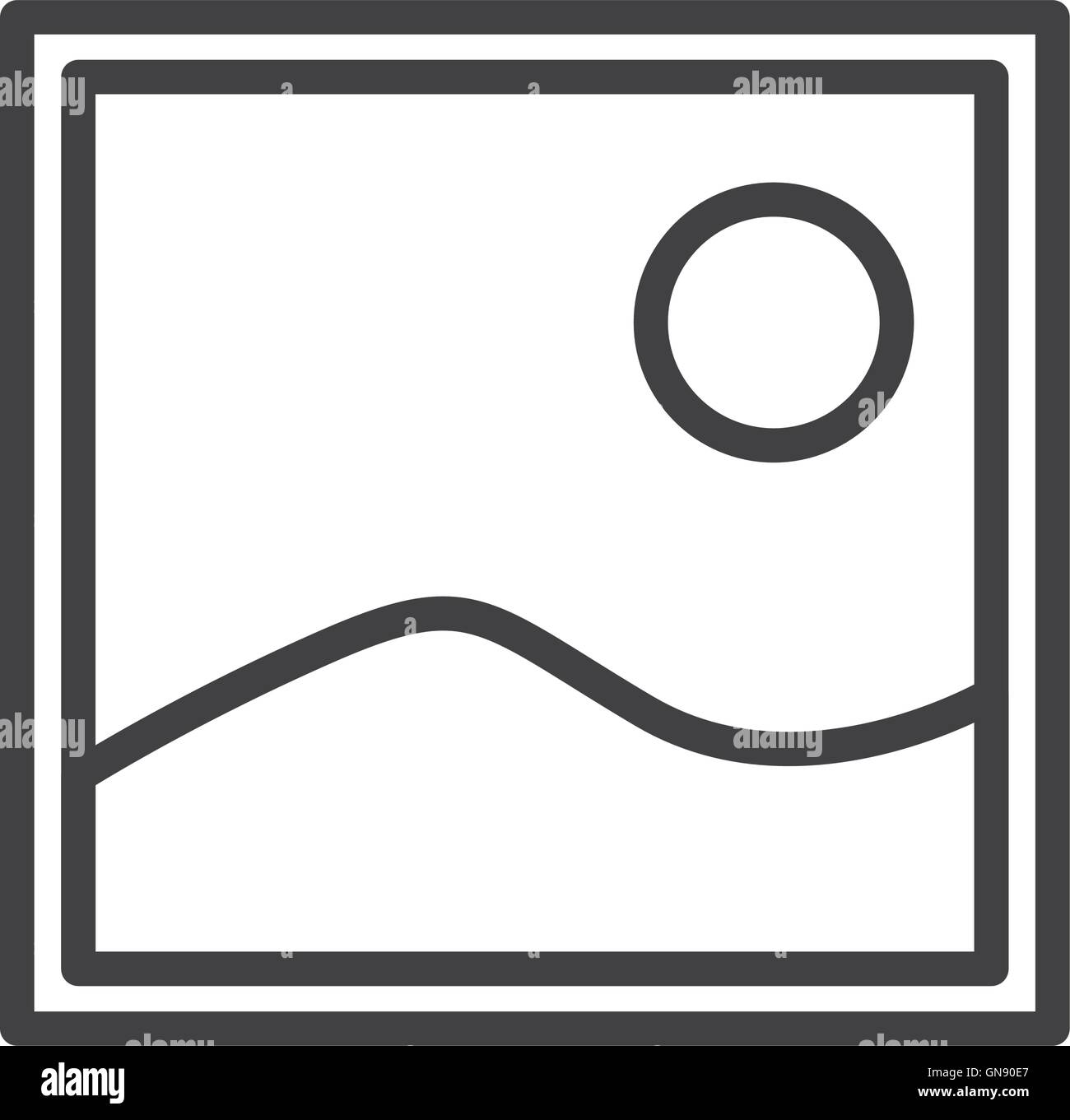 picture landscape frame design Stock Vector Image & Art - Alamy