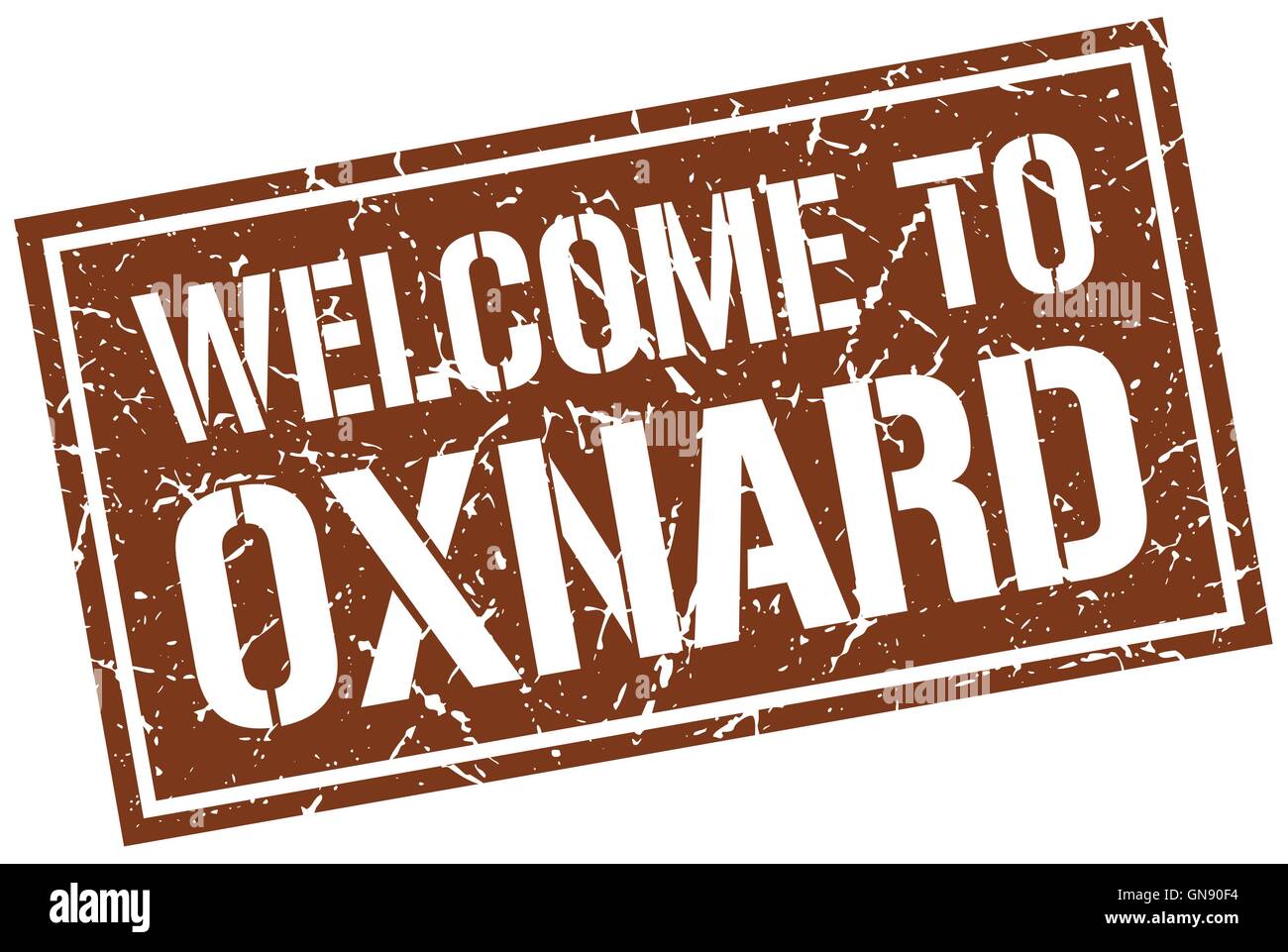 welcome to Oxnard stamp Stock Vector Image & Art - Alamy