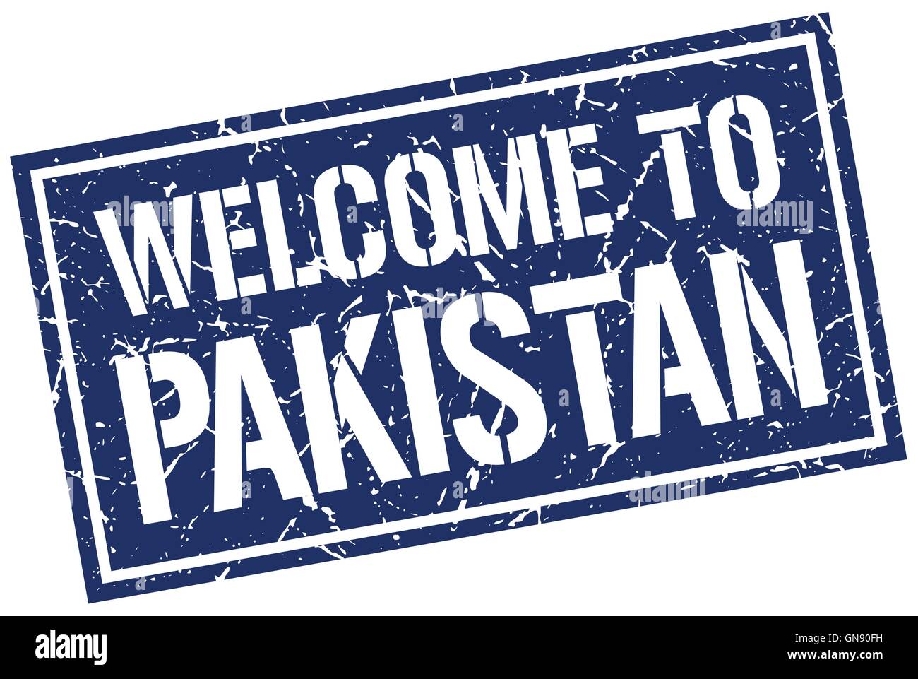welcome to Pakistan stamp Stock Vector Image & Art - Alamy