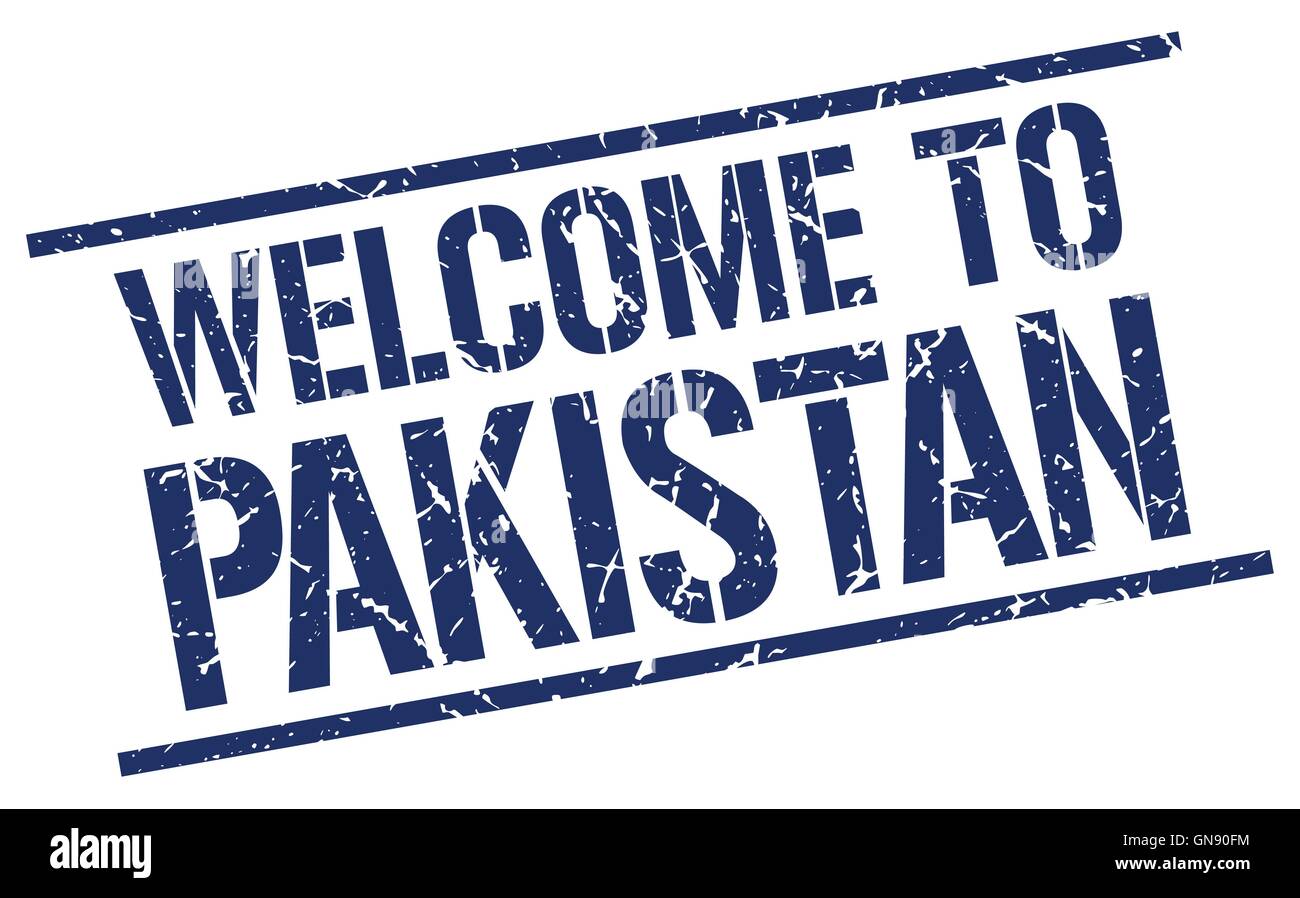 welcome to Pakistan stamp Stock Vector Image & Art - Alamy