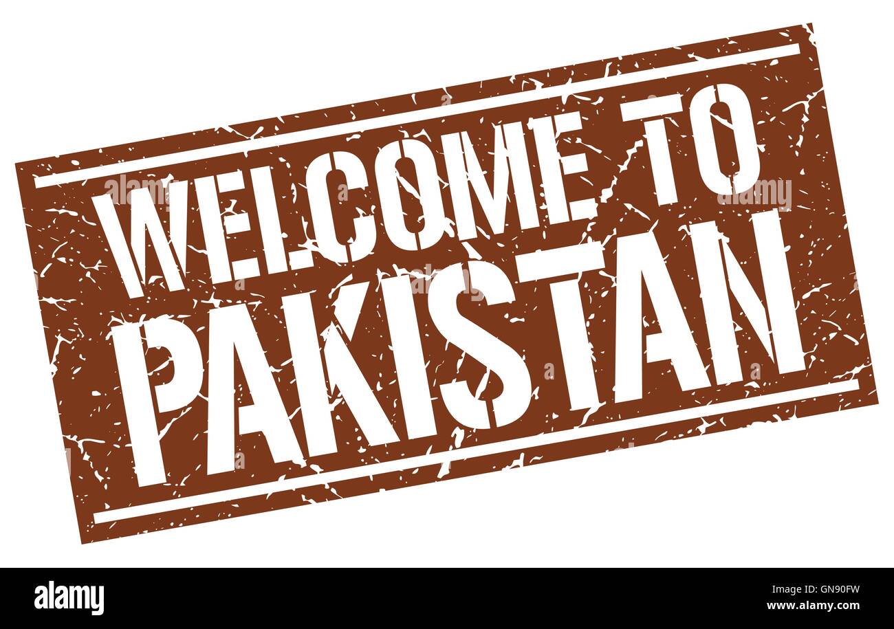 welcome to Pakistan stamp Stock Vector Image & Art - Alamy