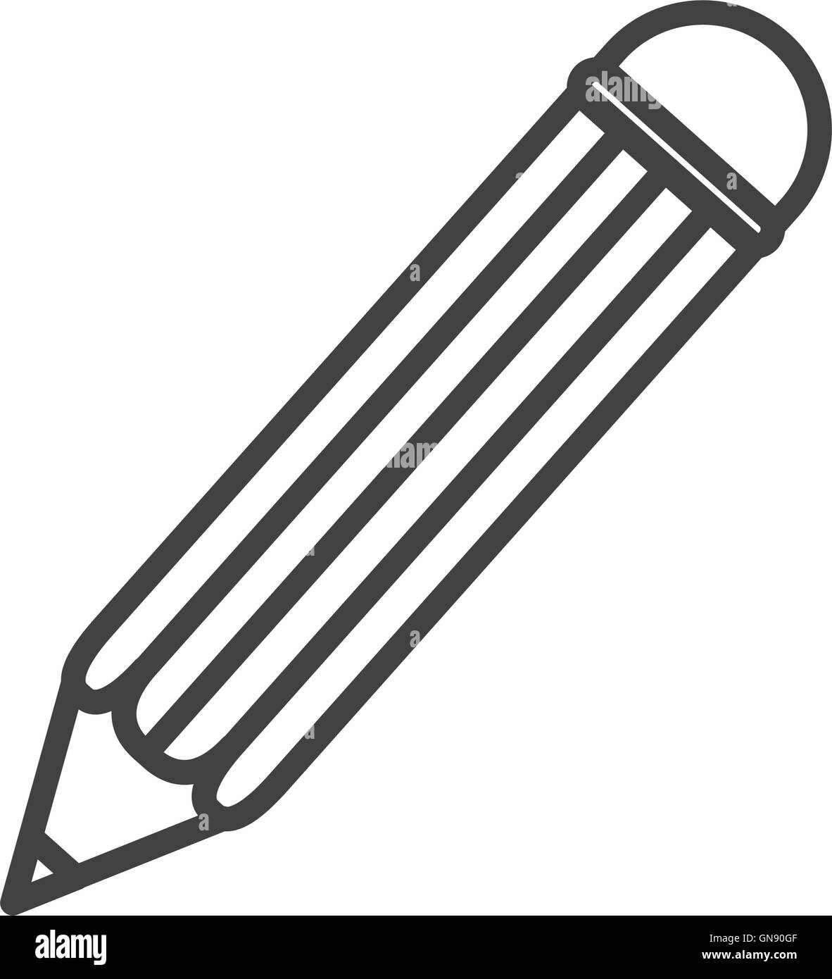 pencil write instrument design Stock Vector Image & Art - Alamy