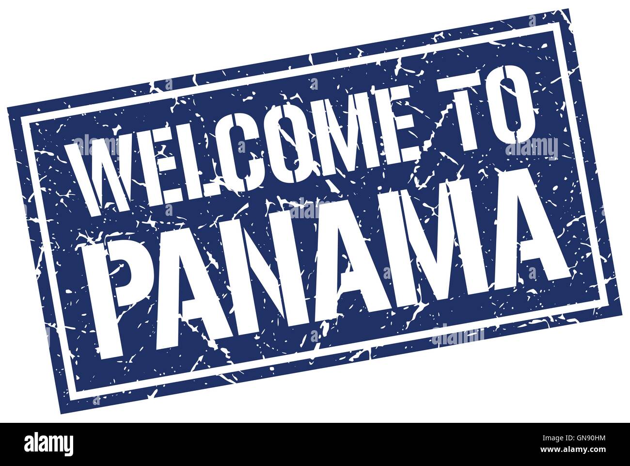 welcome to Panama stamp Stock Vector Image & Art - Alamy