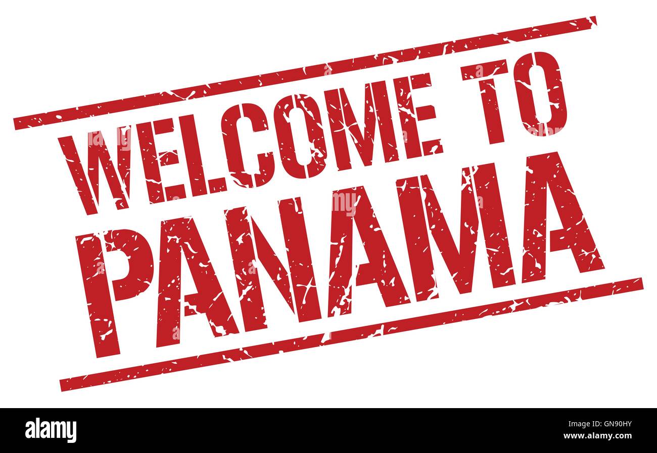 Welcome panama Stock Vector Images - Alamy