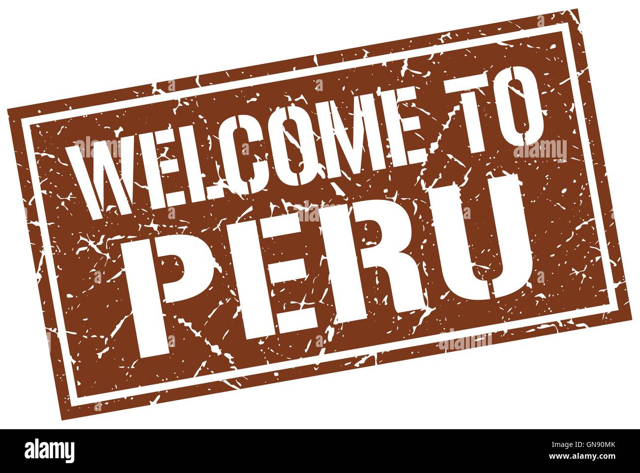 Welcome to peru Cut Out Stock Images & Pictures - Alamy
