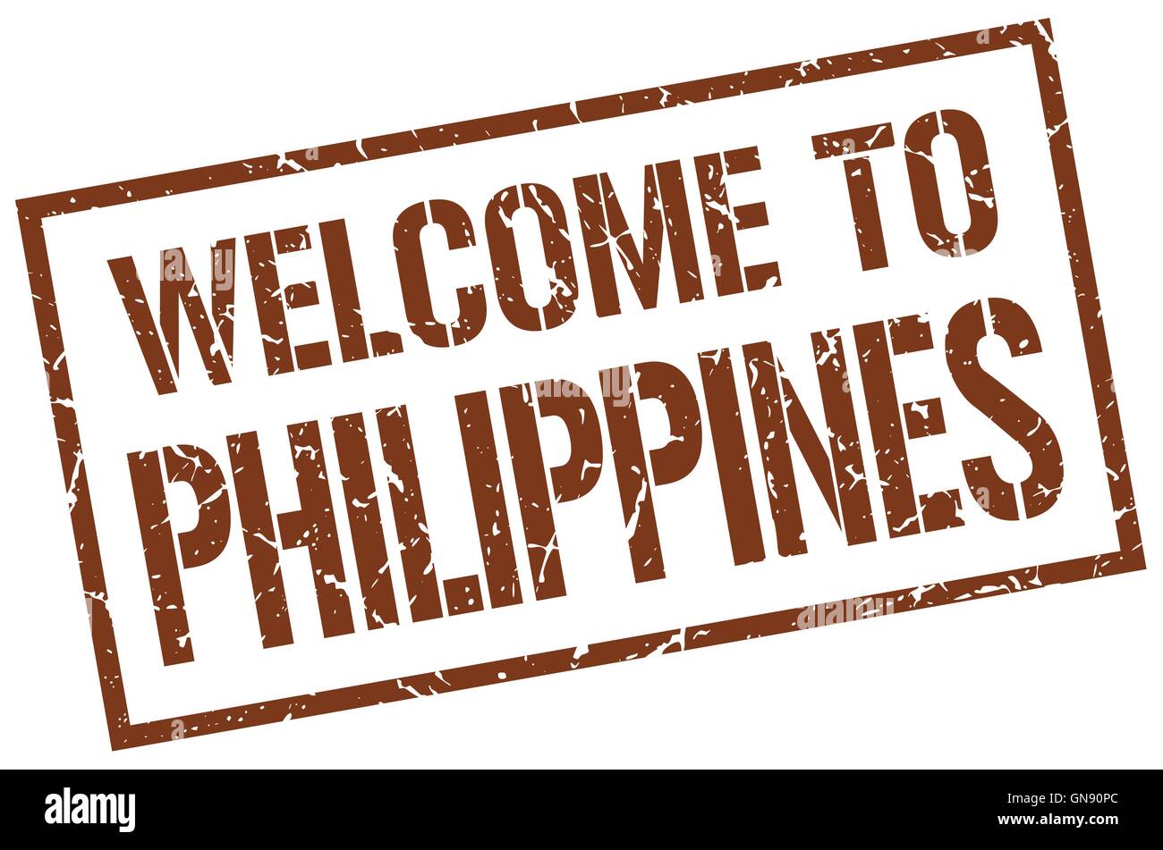 welcome to Philippines stamp Stock Vector Image & Art - Alamy