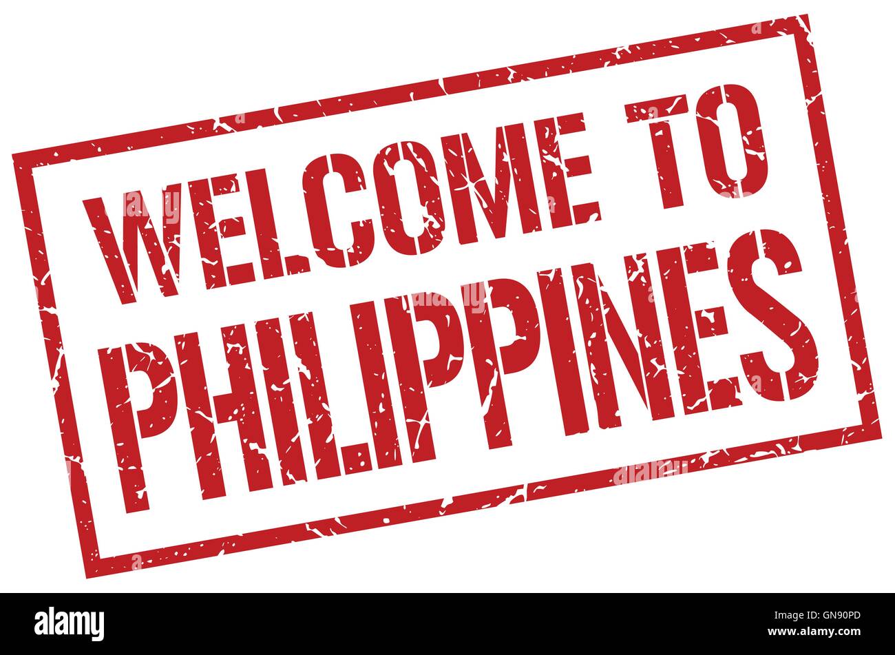 welcome to Philippines stamp Stock Vector Image & Art - Alamy