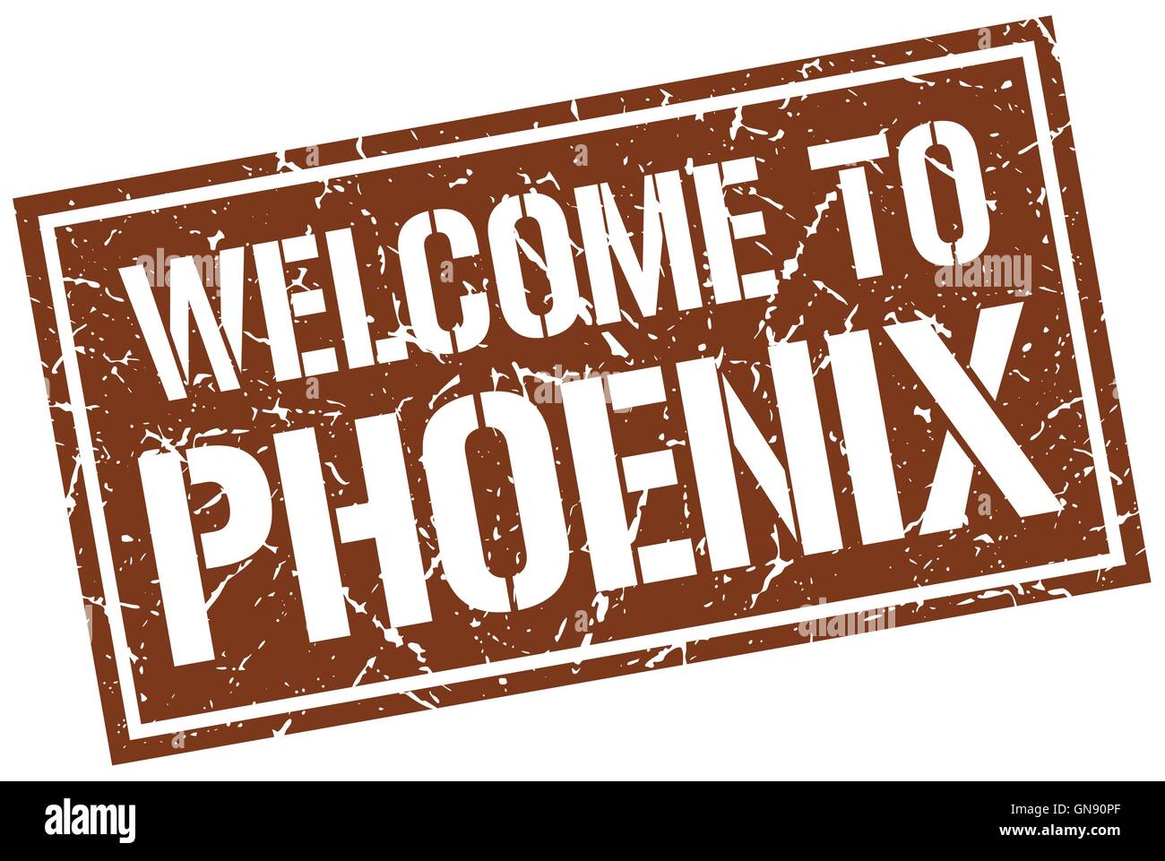 welcome to Phoenix stamp Stock Vector Image & Art - Alamy