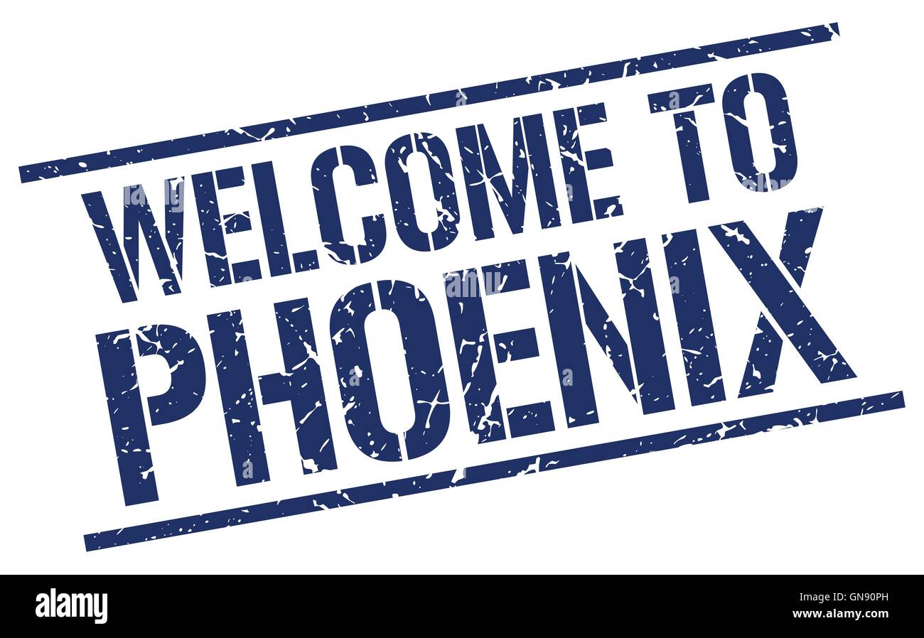 welcome to Phoenix stamp Stock Vector Image & Art - Alamy