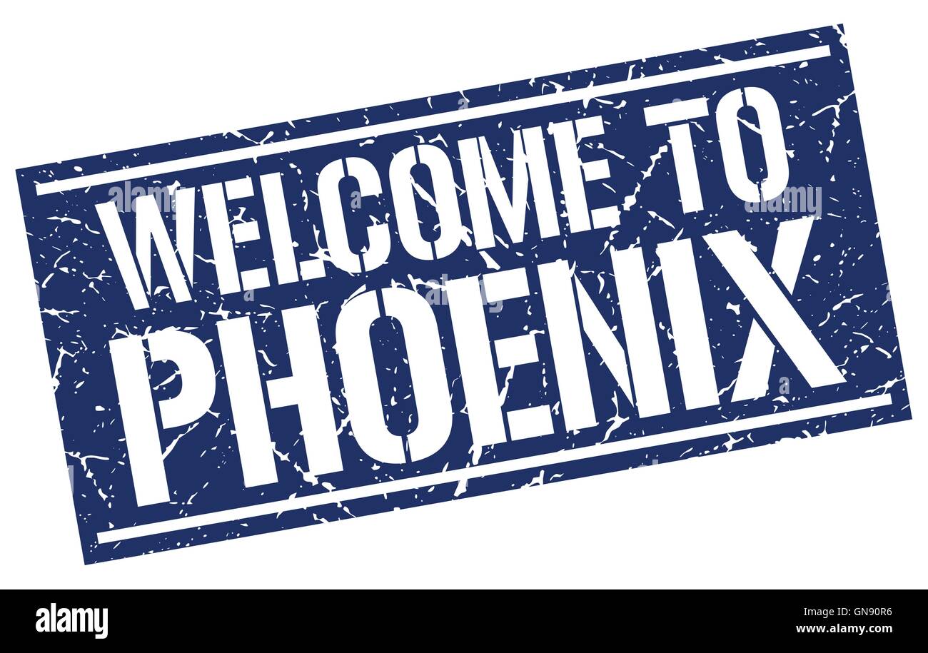 welcome to Phoenix stamp Stock Vector Image & Art - Alamy