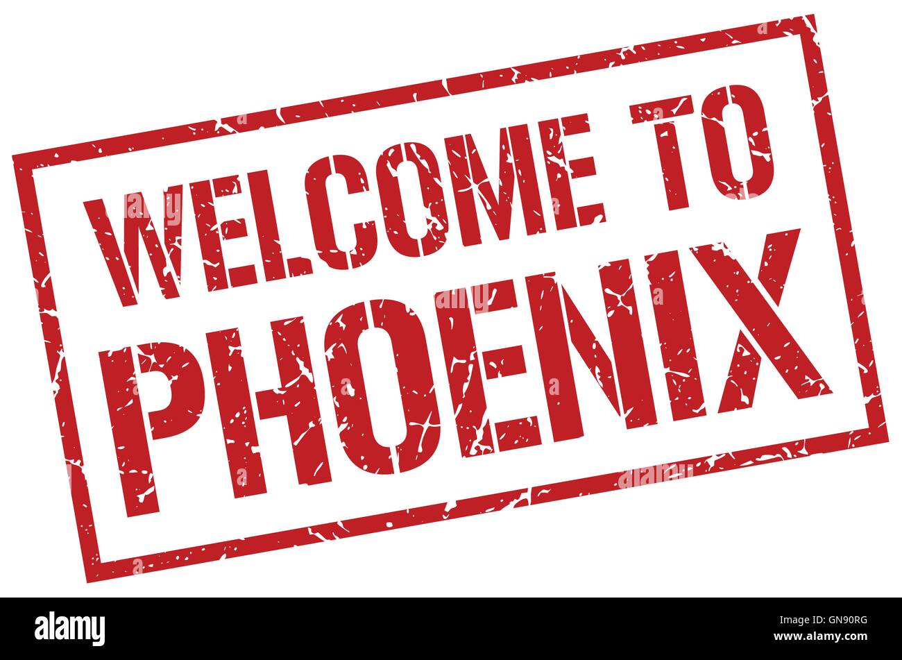 welcome to Phoenix stamp Stock Vector Image & Art - Alamy
