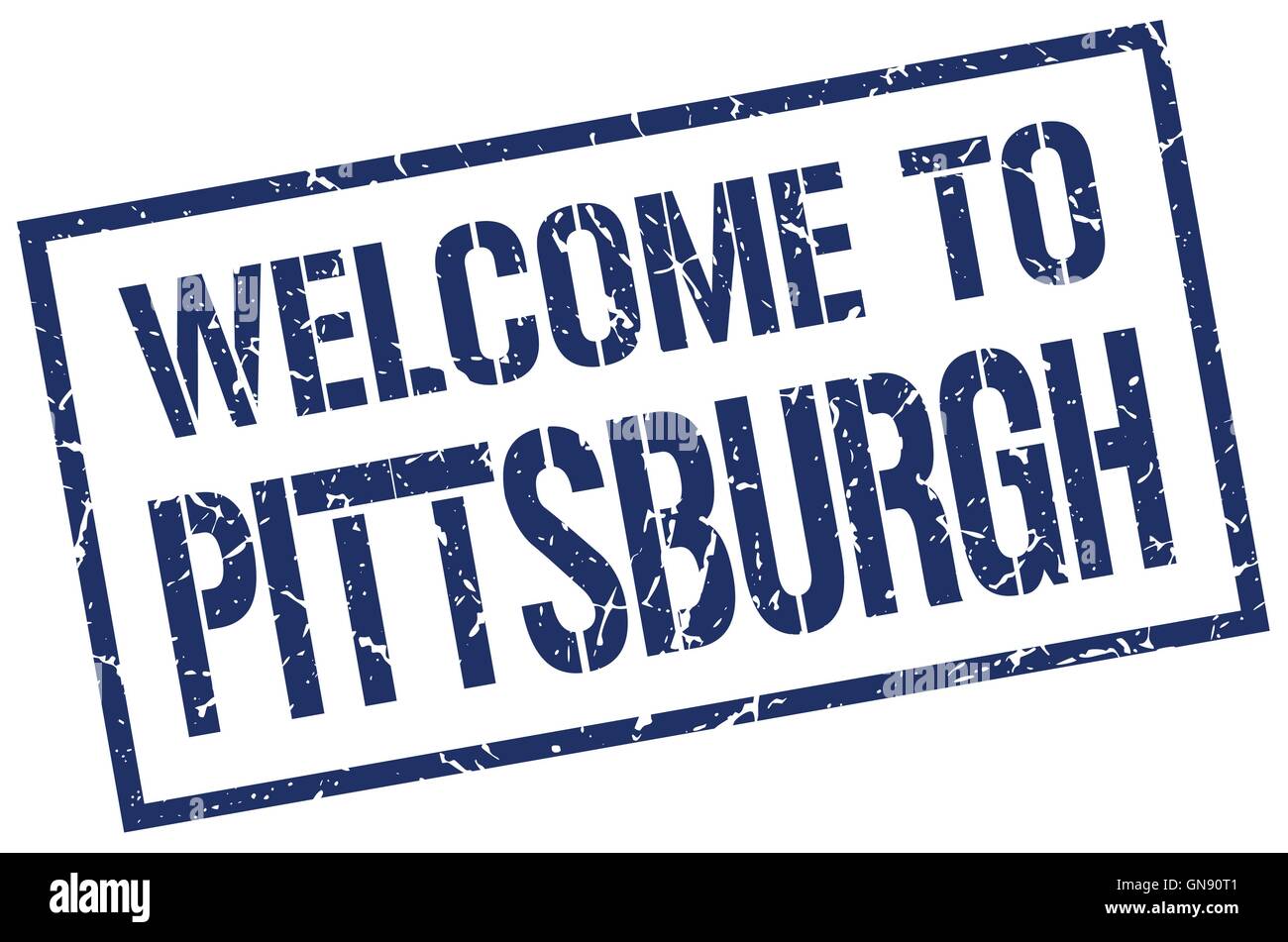 Welcome pittsburgh stamp hi-res stock photography and images - Alamy