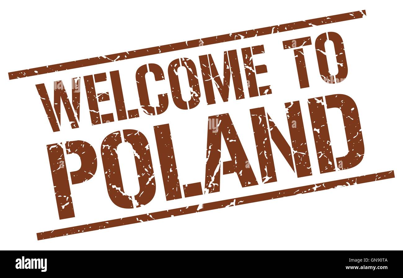 Welcome poland Stock Vector Images - Alamy