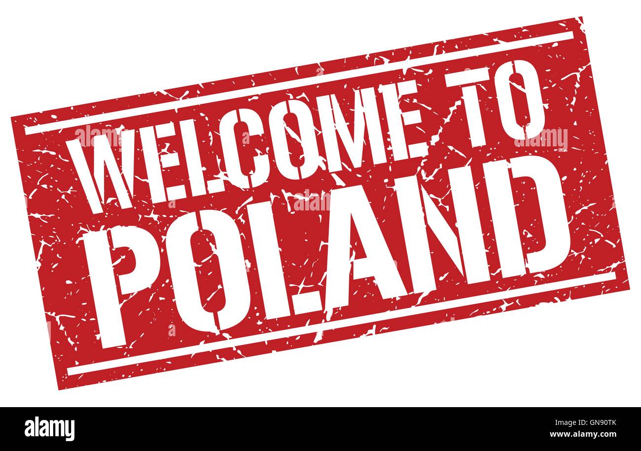 Welcome poland Stock Vector Images - Alamy