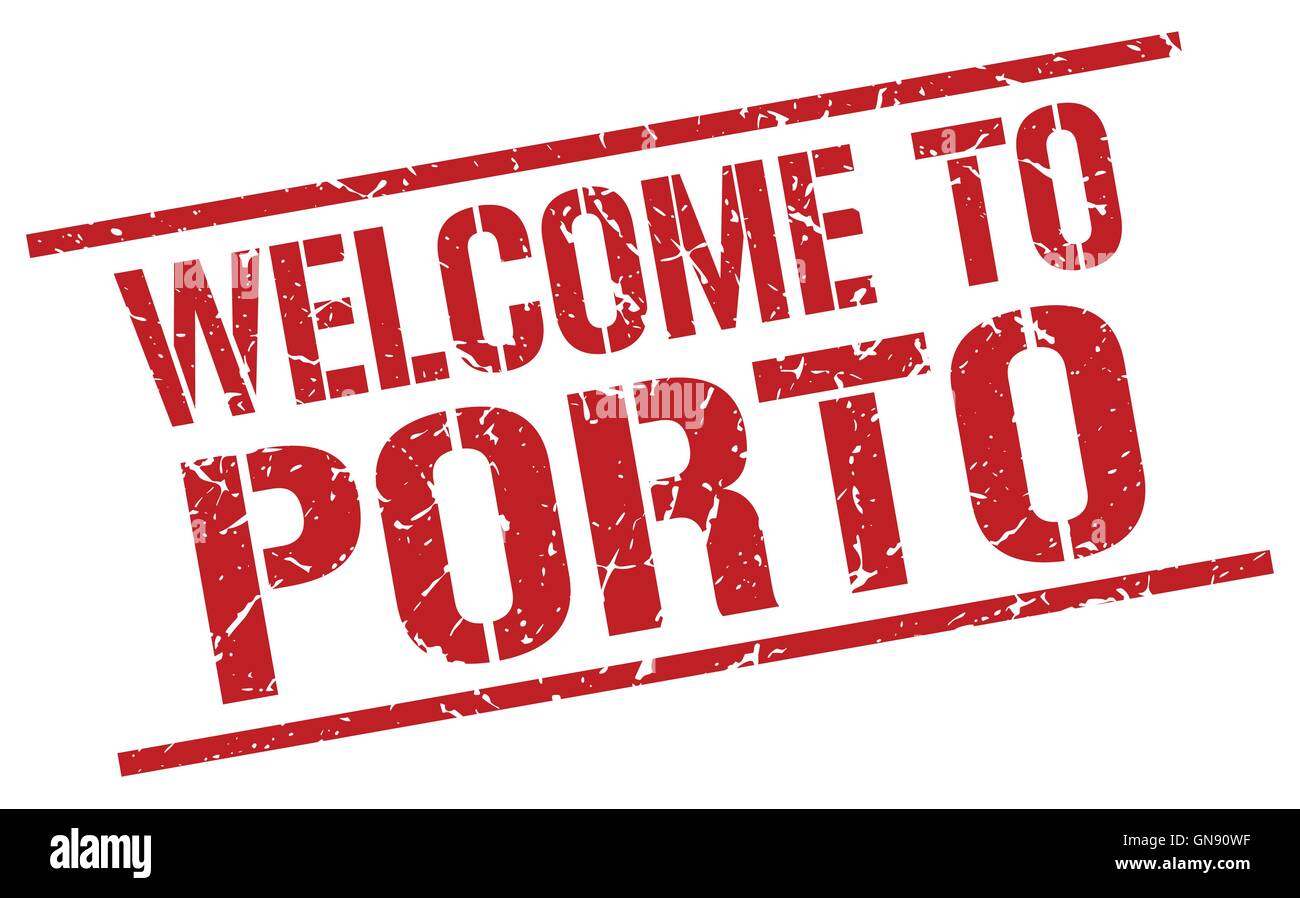 Welcome to porto Cut Out Stock Images & Pictures - Alamy