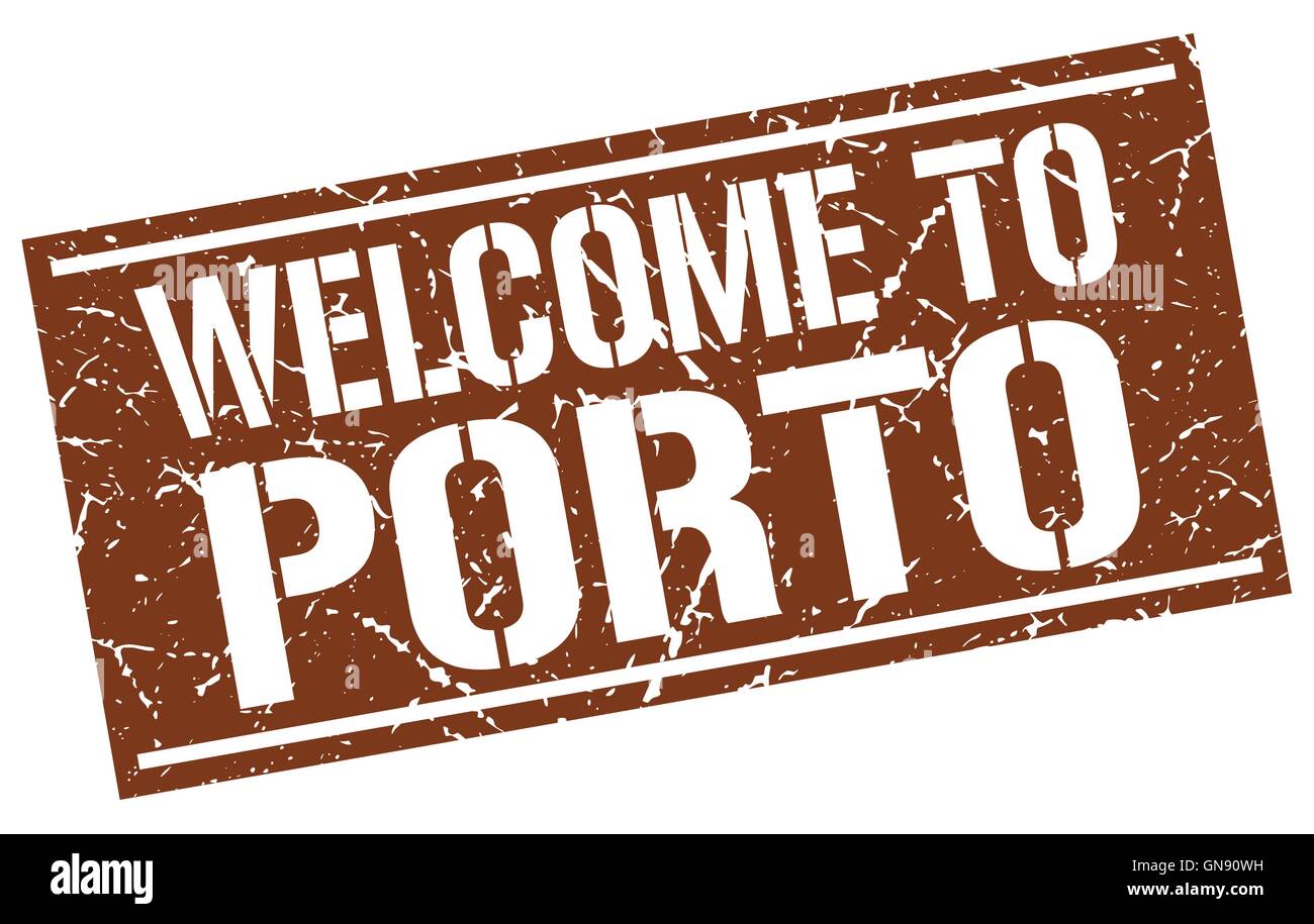 Welcome to porto Cut Out Stock Images & Pictures - Alamy