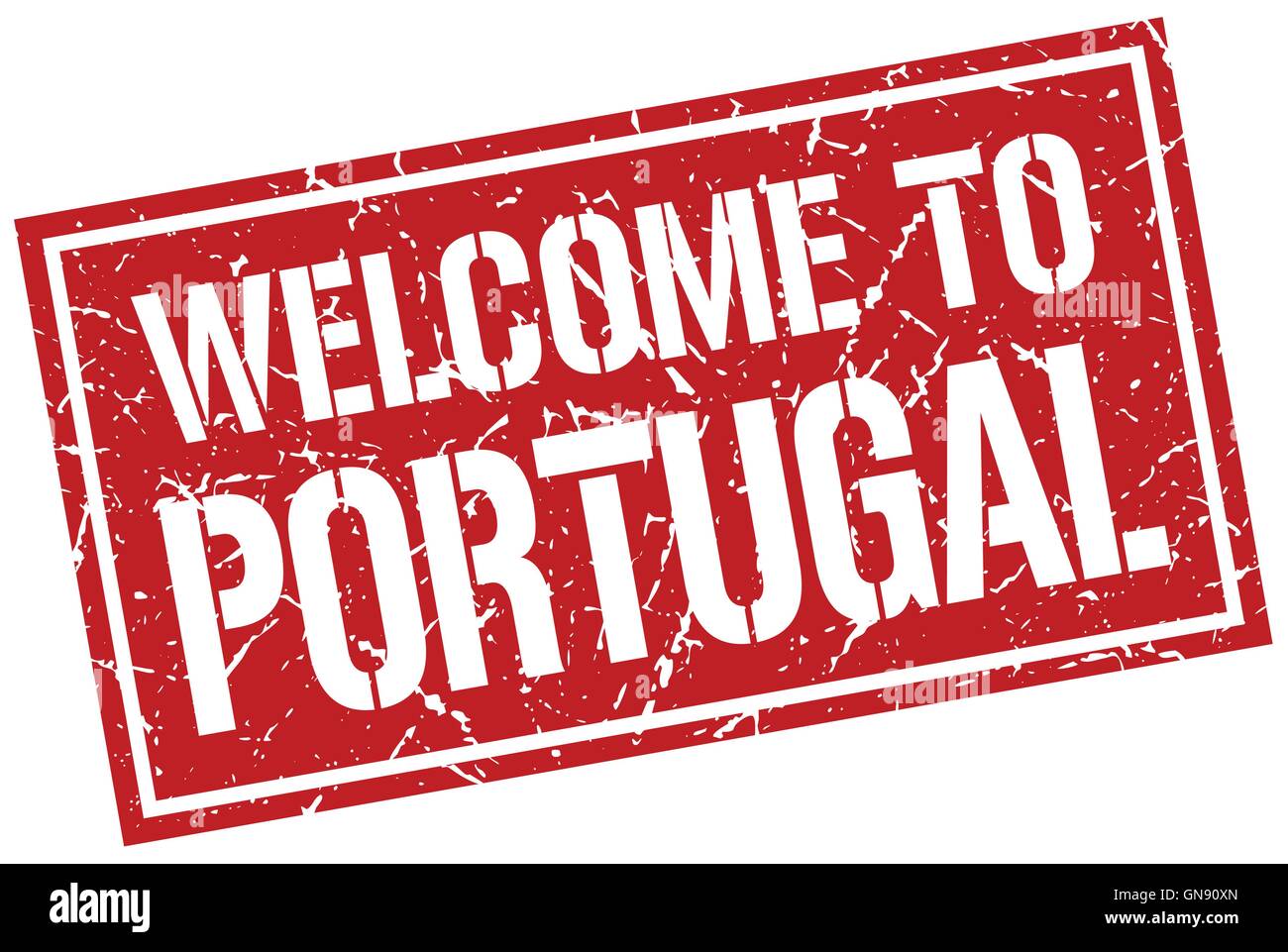 welcome to Portugal stamp Stock Vector Image & Art - Alamy