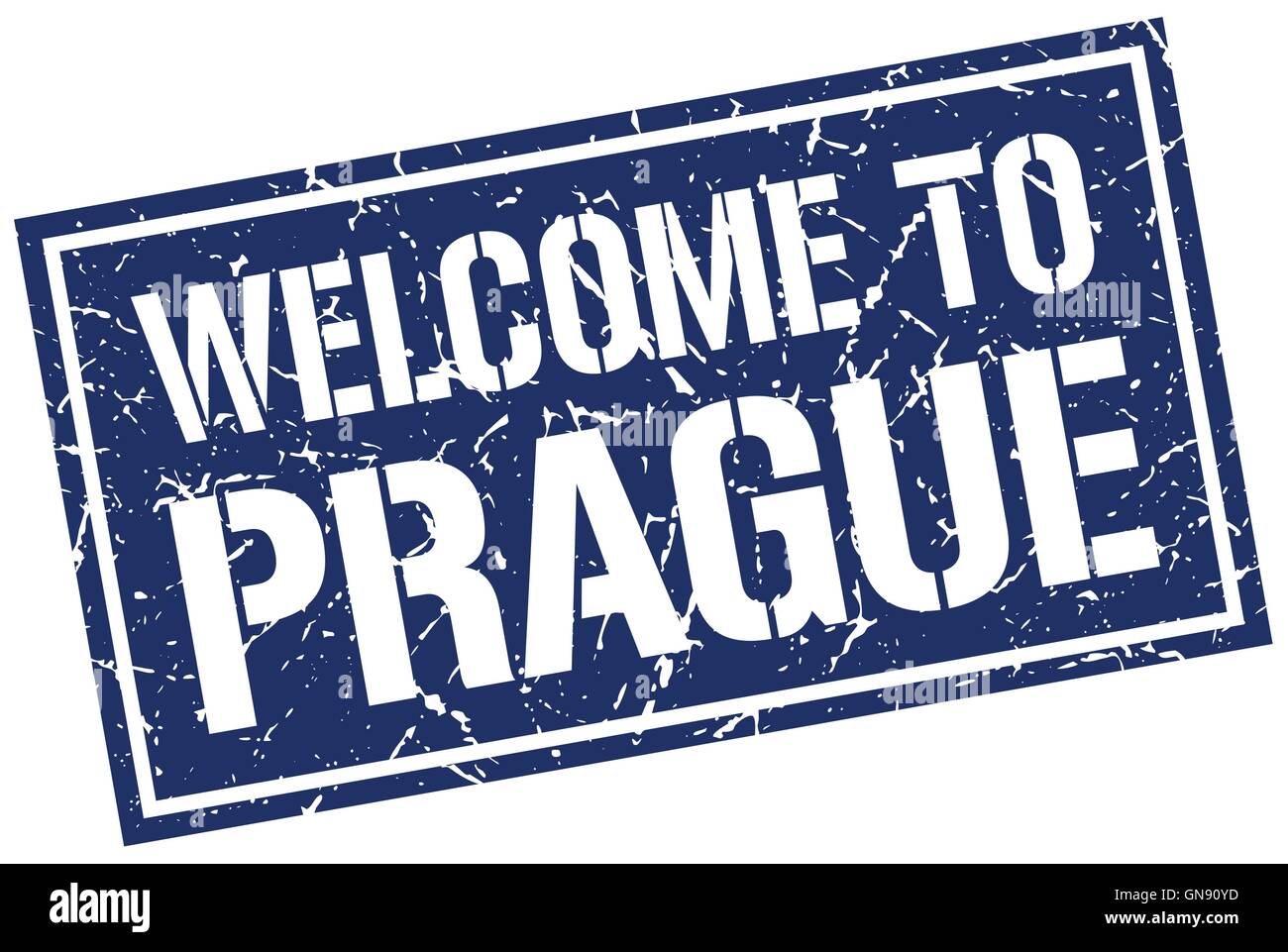 welcome to Prague stamp Stock Vector Image & Art - Alamy