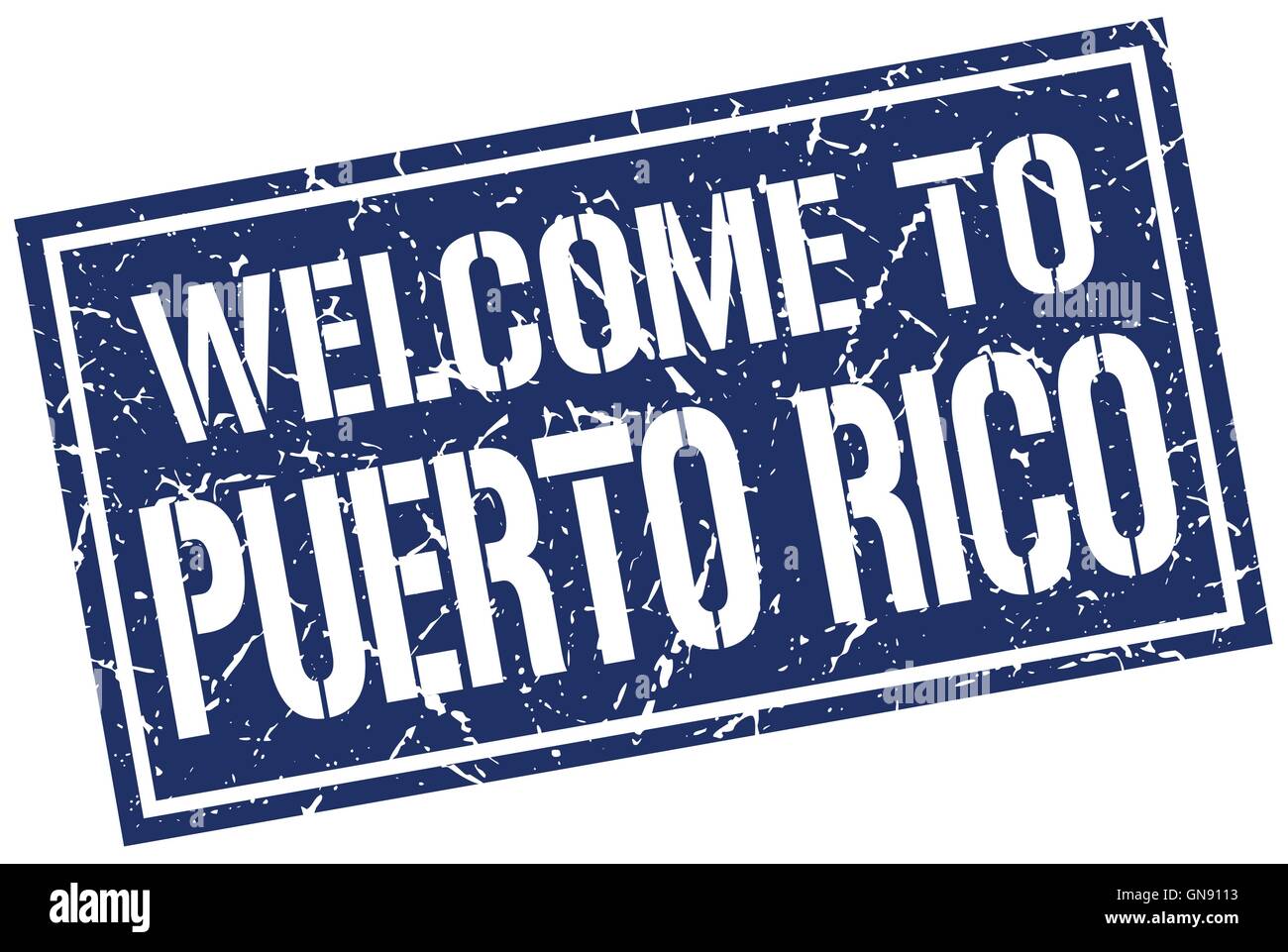 Puerto rico stamp Stock Vector Images - Alamy