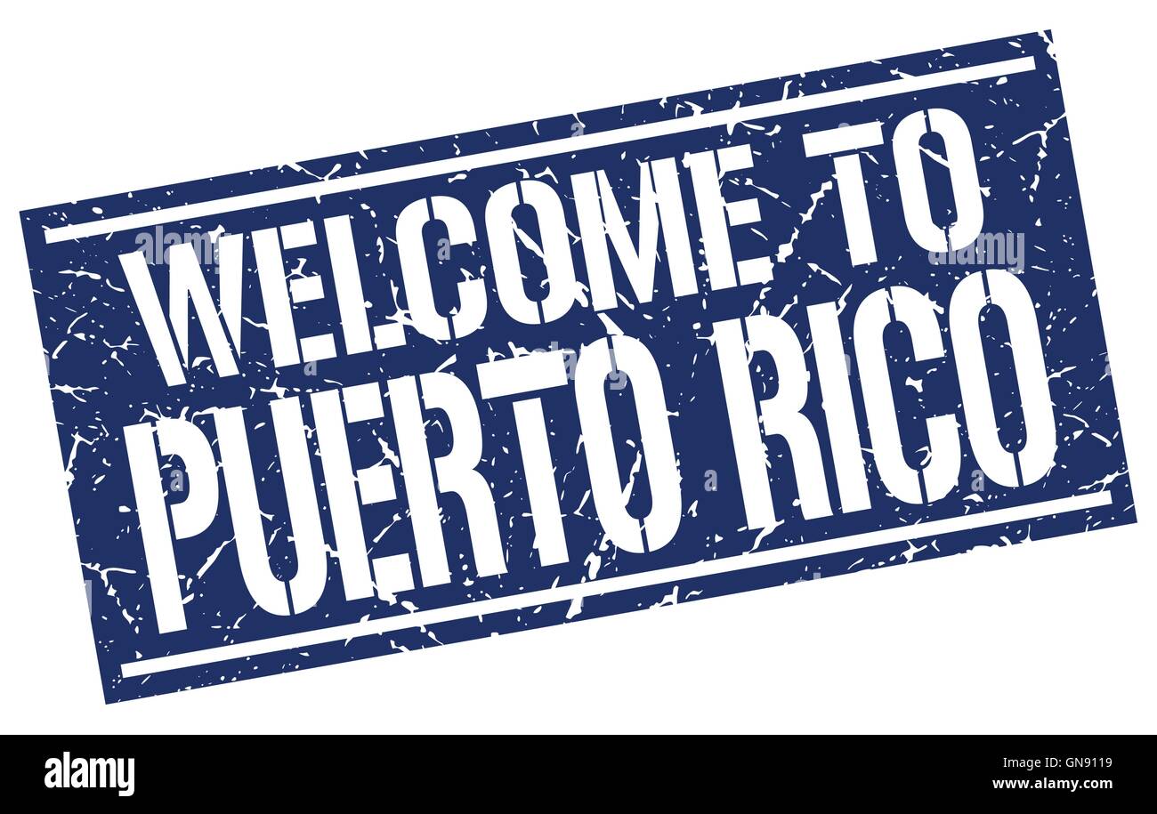 Puerto rico stamp Stock Vector Images - Alamy
