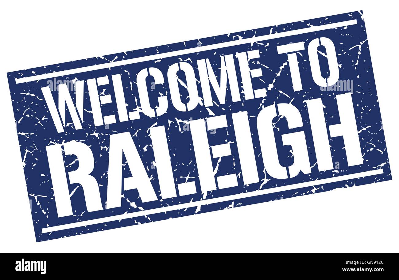 welcome to Raleigh stamp Stock Vector Image & Art - Alamy
